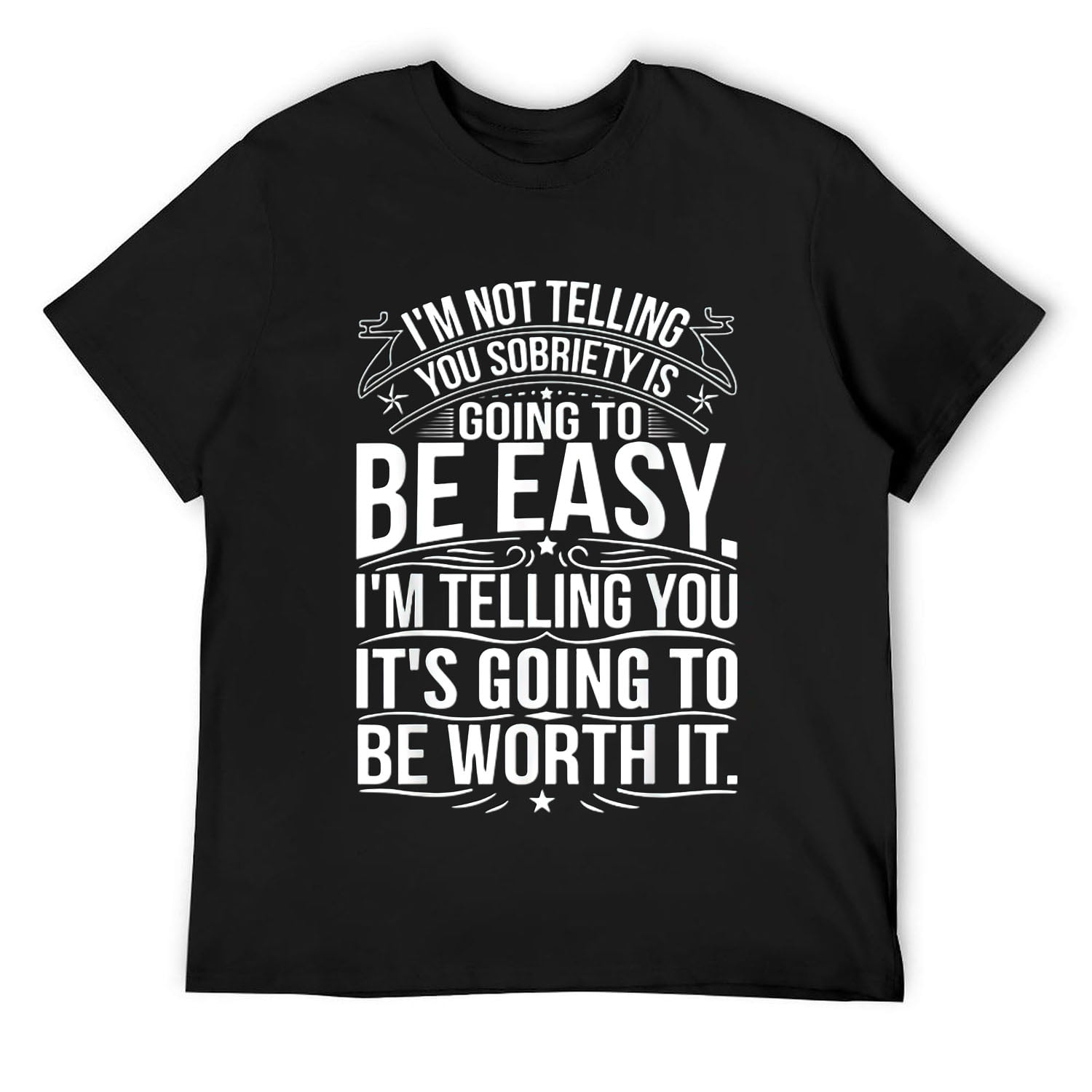 Drug Recovery Heroin Addiction Sober Sobriety NA AA Gift Mens T-Shirt ...