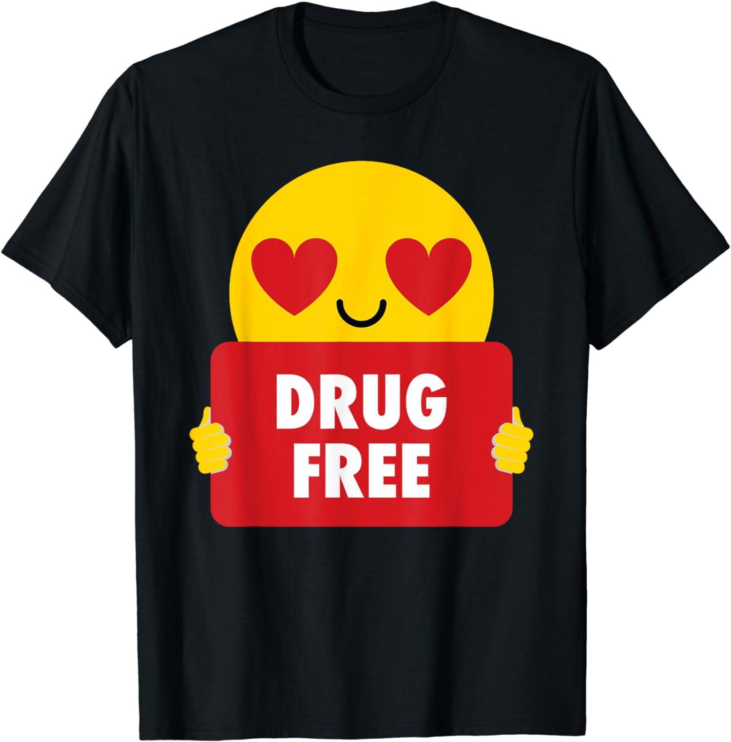 Drug Stylish casual black breathable plus size Shirt Heart Eye T-Shirt ...