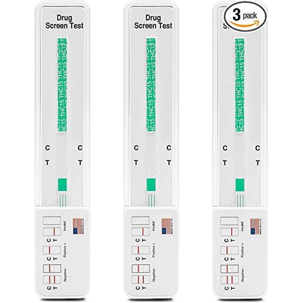 DrugExam Made in USA Most Sensitive Marijuana THC 15 ng/mL Single Panel ...