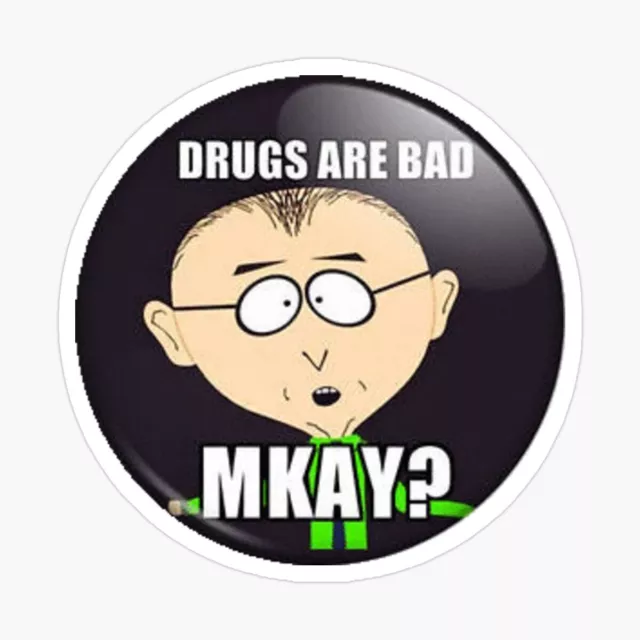Drugs Are Bad Sticker For Car, Truck Phone Decal Water Bottle Stickers ...