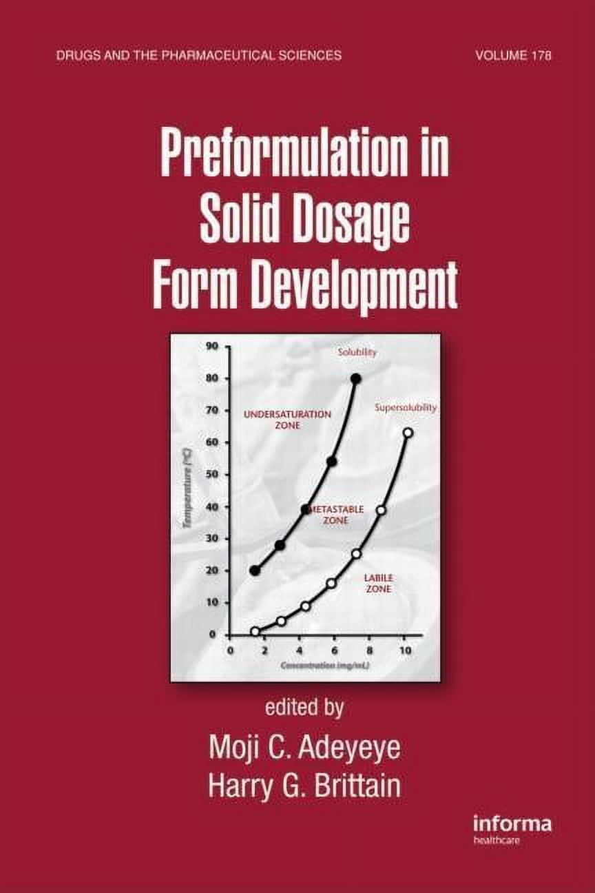 Drugs and the Pharmaceutical Sciences Preformulation in Solid Dosage ...