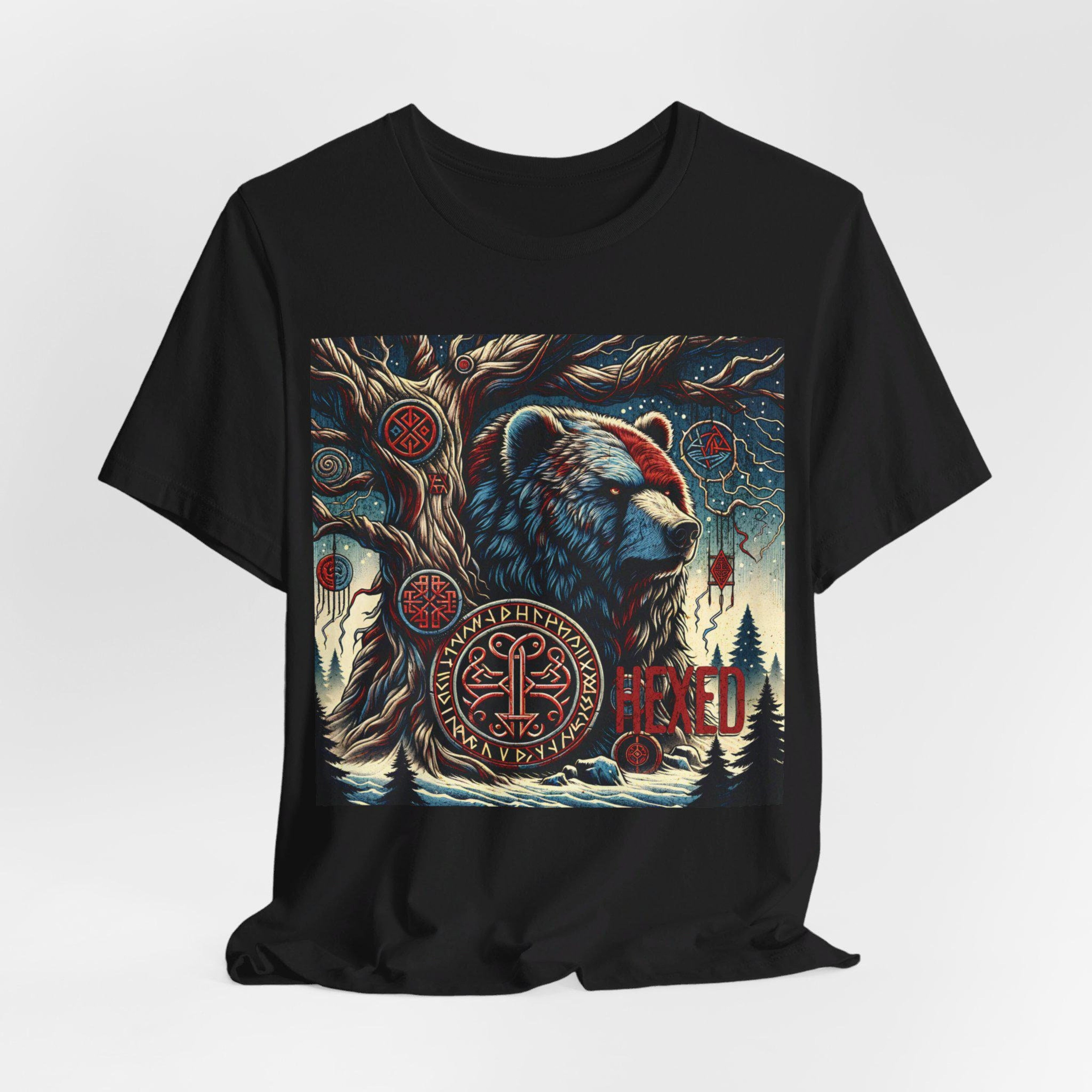 Druid Bear Tee || Yew Tree Spell || Practical Magic || Pagan Witch ...