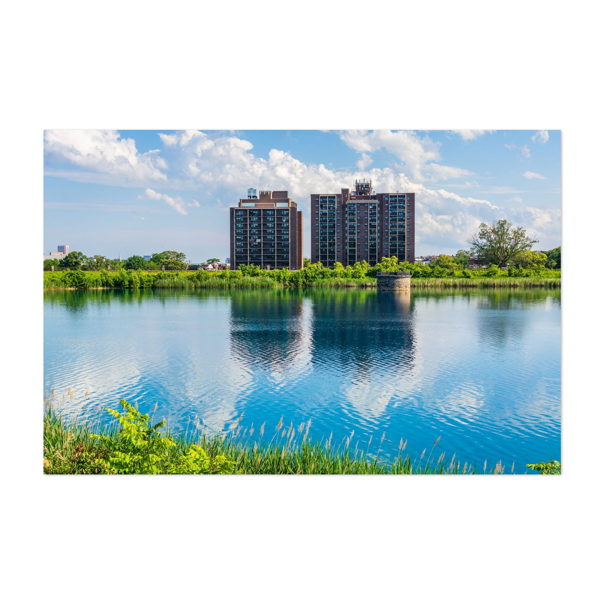 Druid Lake - Baltimore Maryland Photography Unframed Wall Art Print 8 x ...