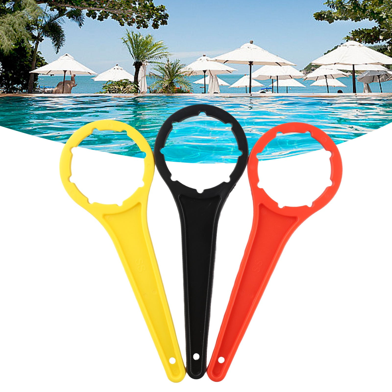 Drum Cap Spanner Opener suits 20L-30LCubes plastic bucket cap spanner Blue Smile Home - Walmart.com