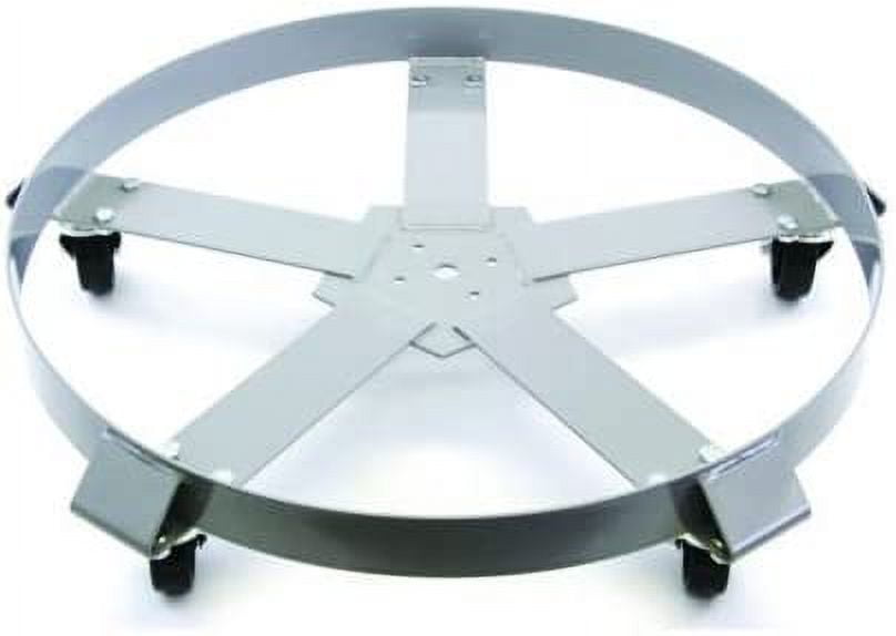 Drum Dolly 55 Gal 5 Wheel Swivel Casters Heavy Steel Frame Easy Roll ...