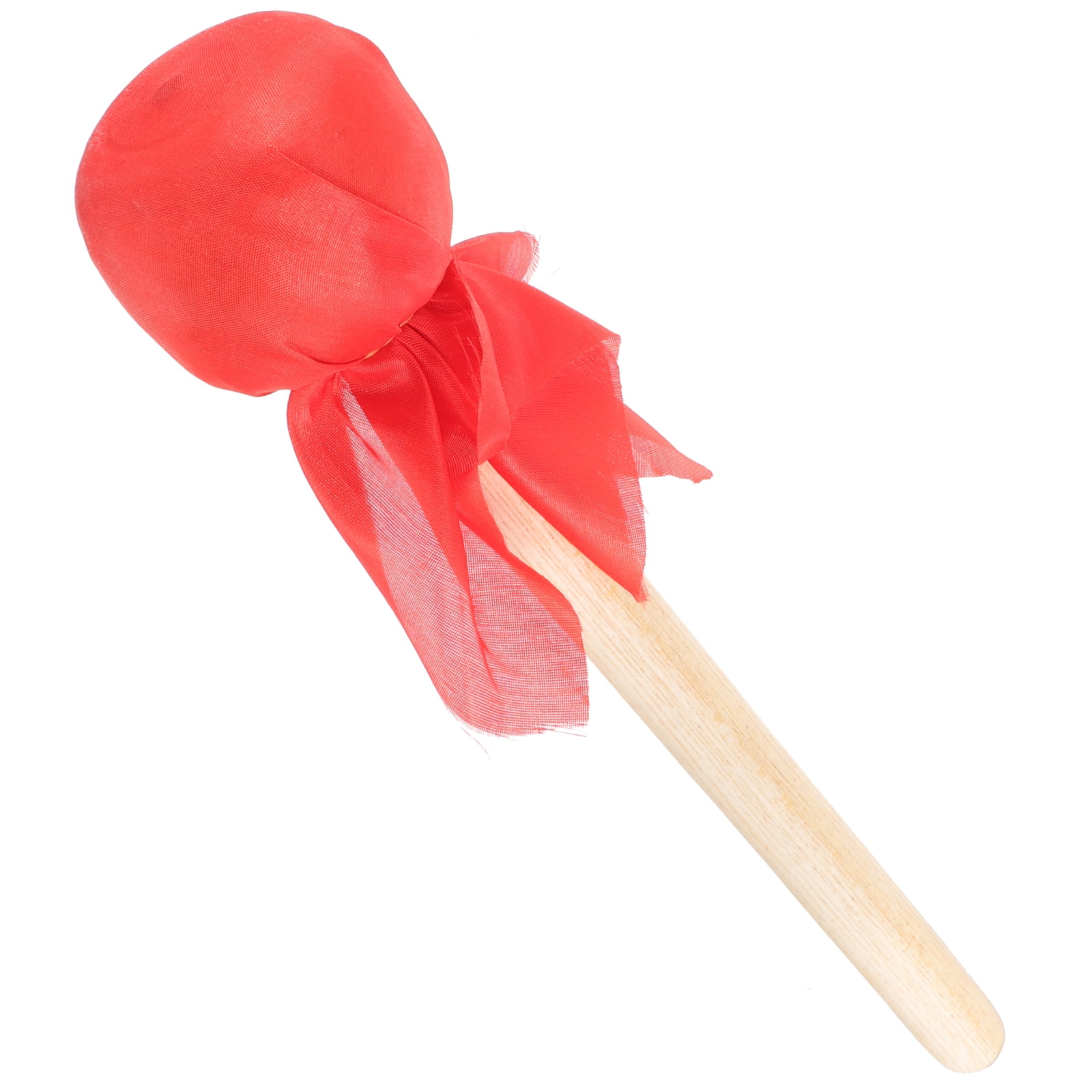 FENGGUIQU Smooth Surface Felt Drum Mallet Red Wooden Handle Safe and ...