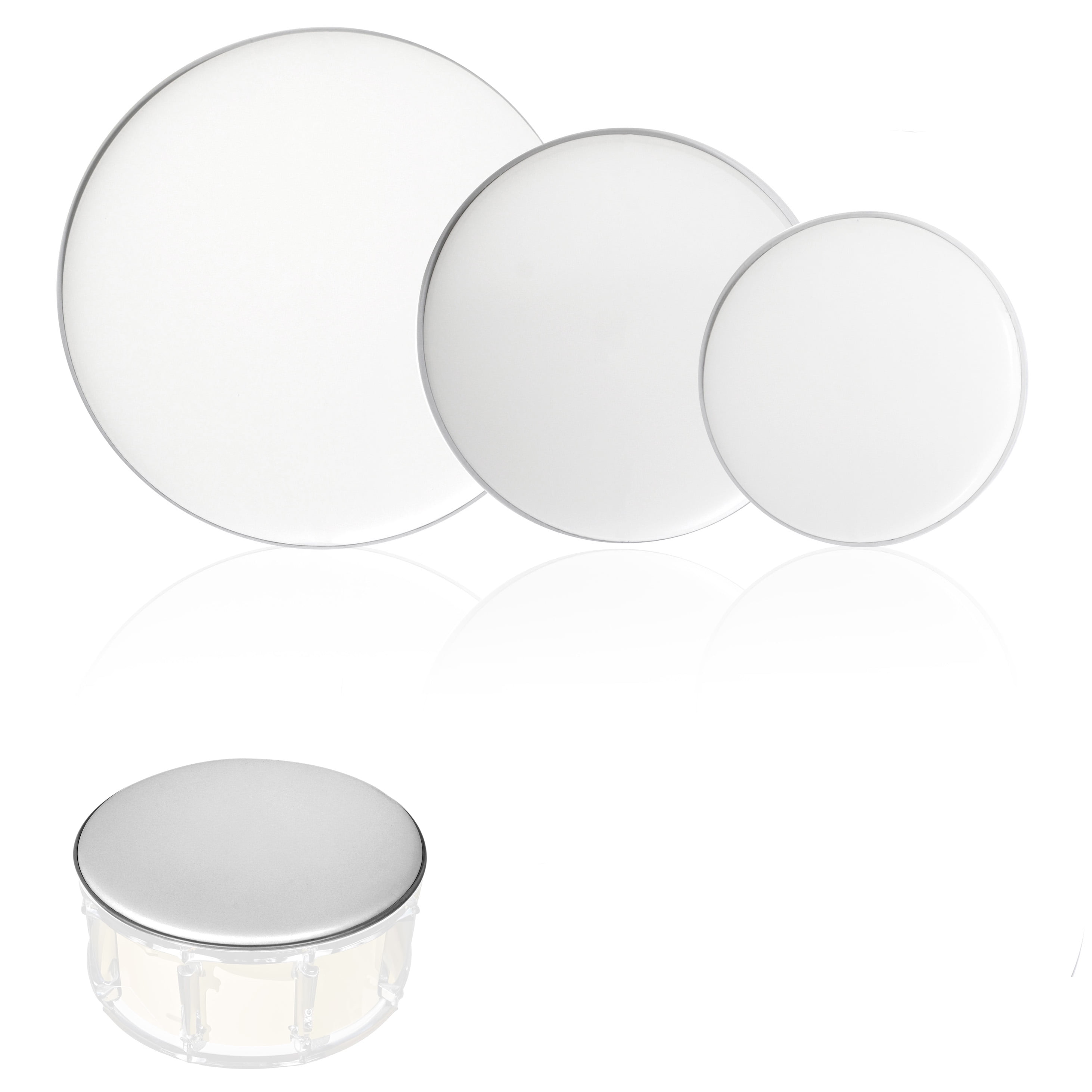 Drum Heads & Drum Skins Pack (10 Inch, 12 Inch, 16 Inch) - Walmart.com