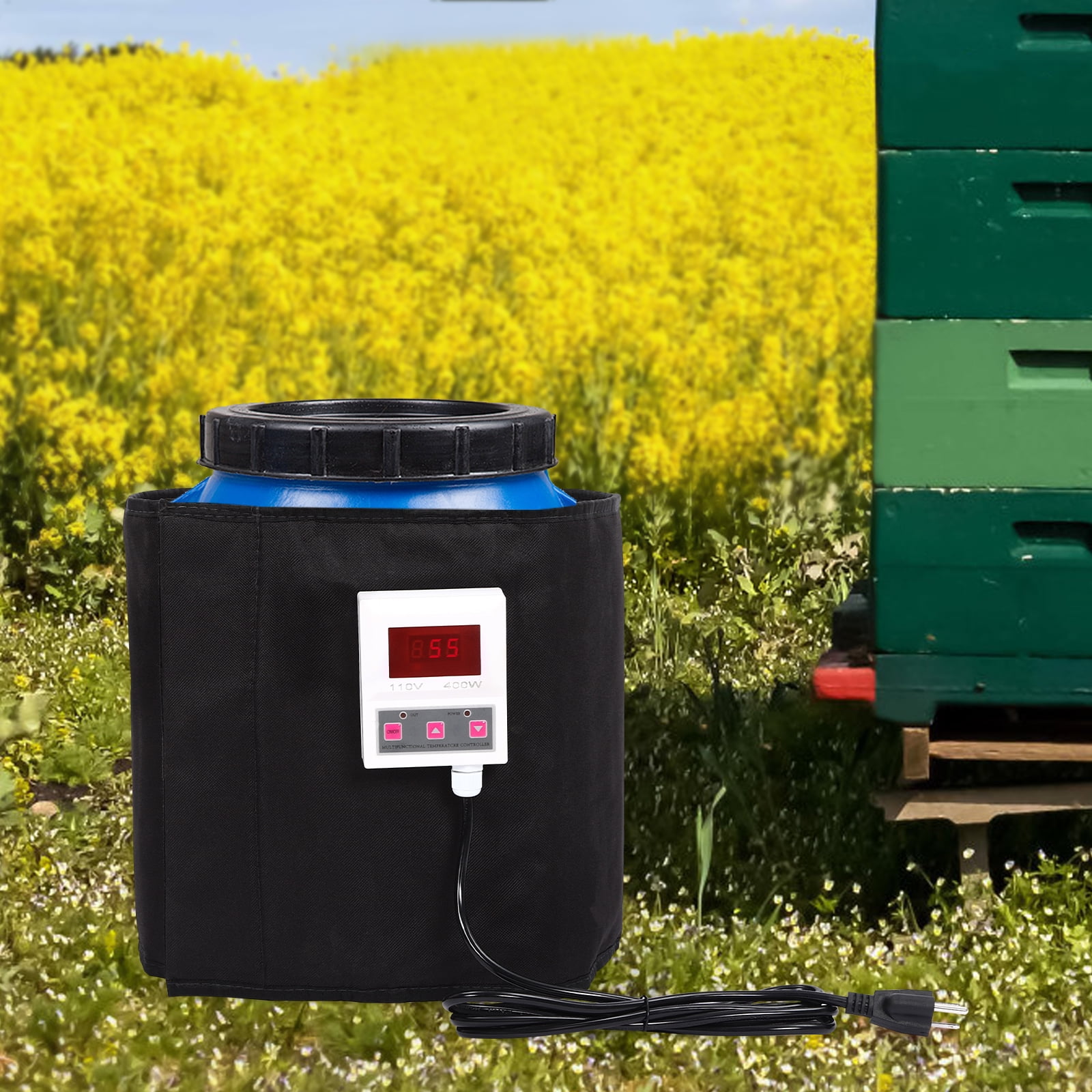 Electric Drum & Pail Band Heaters, Temperature Adjustable 5 Gallon ...