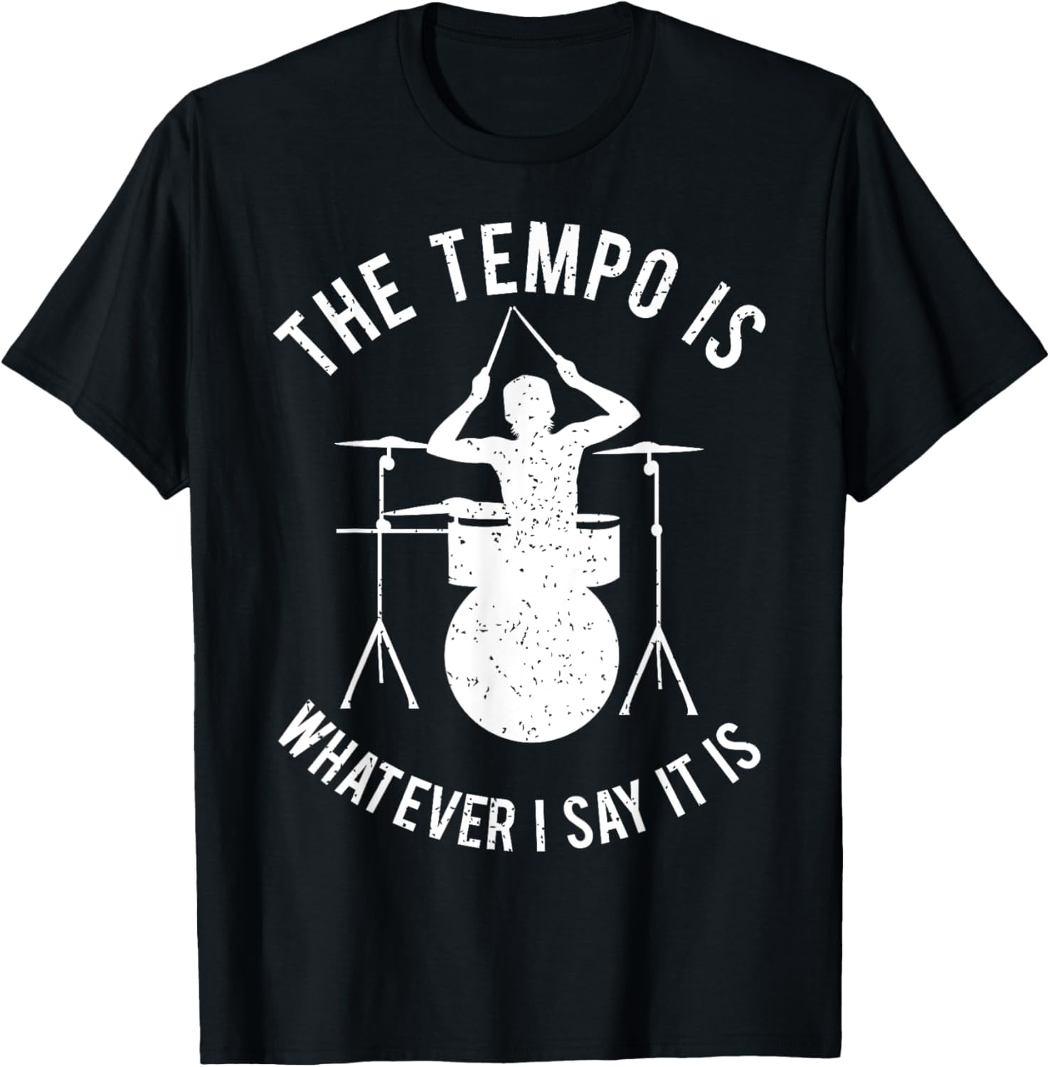 Drum Kit Tshirt for a Drummer with Percussion Instruments T-Shirt ...