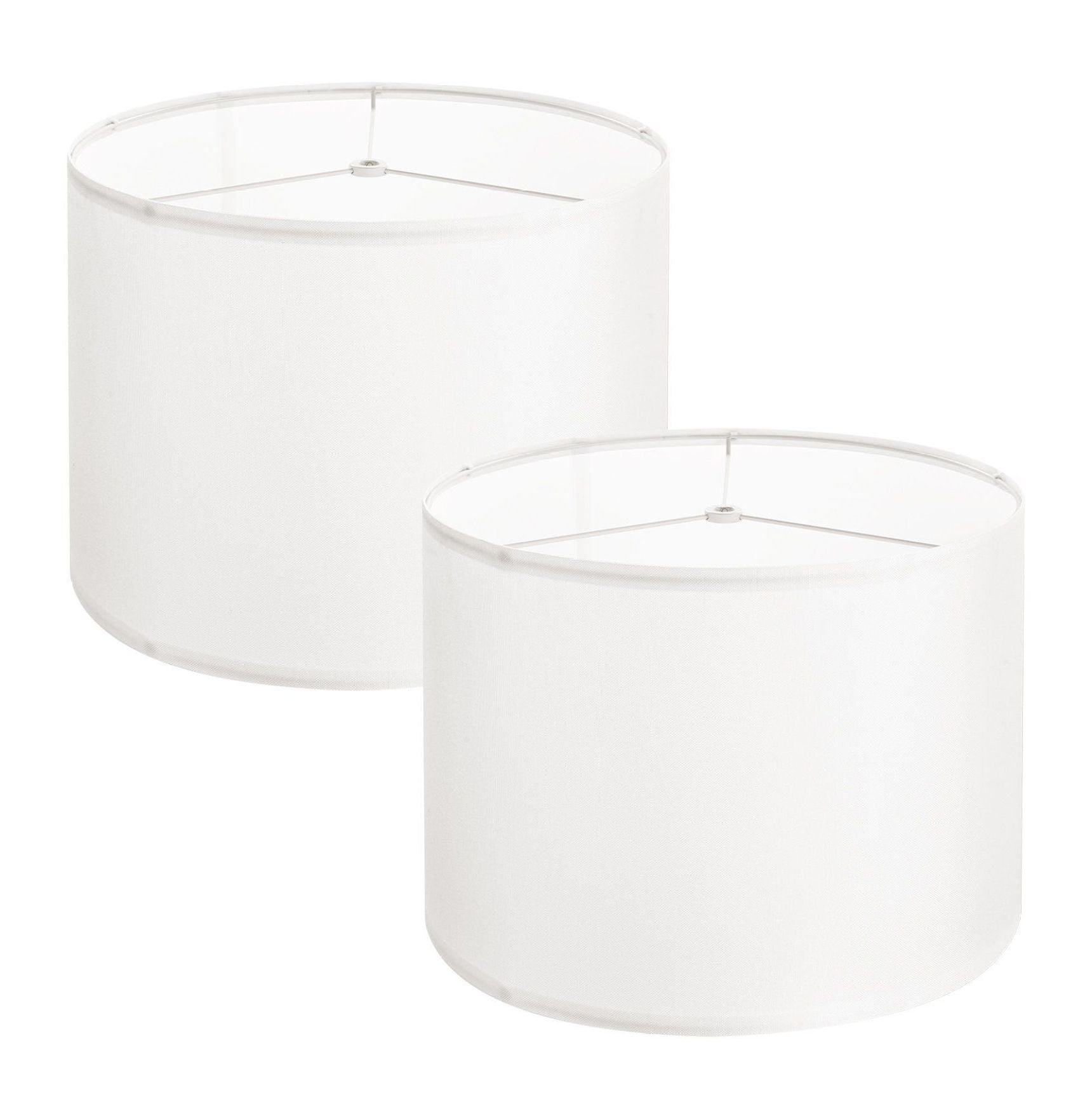 Drum Lamp Shade 2 Pack - 13x13x10in - Off-White Linen - Round ...