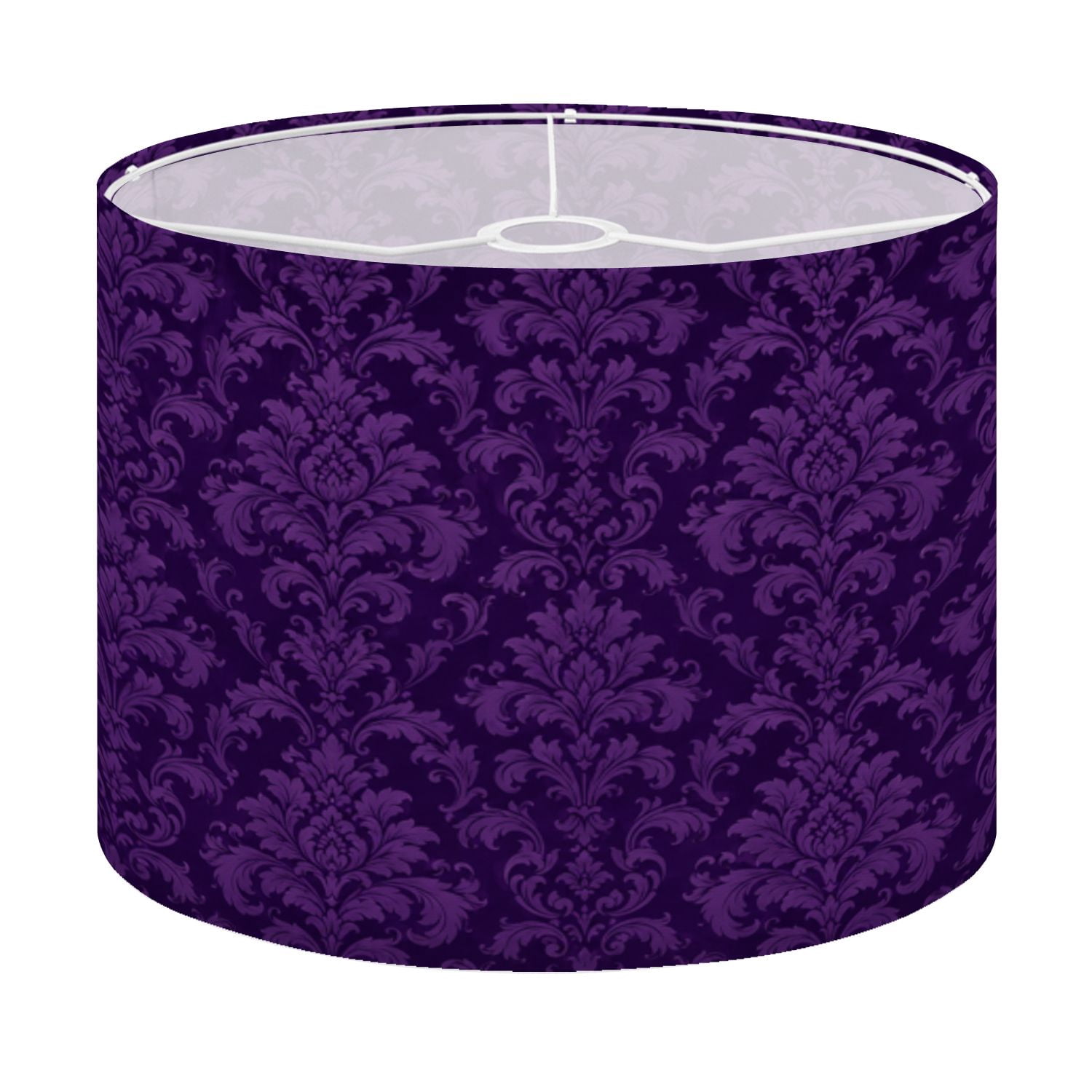 Drum Lamp Shade Royal vintage Gothic dark purple black Royal vintage ...