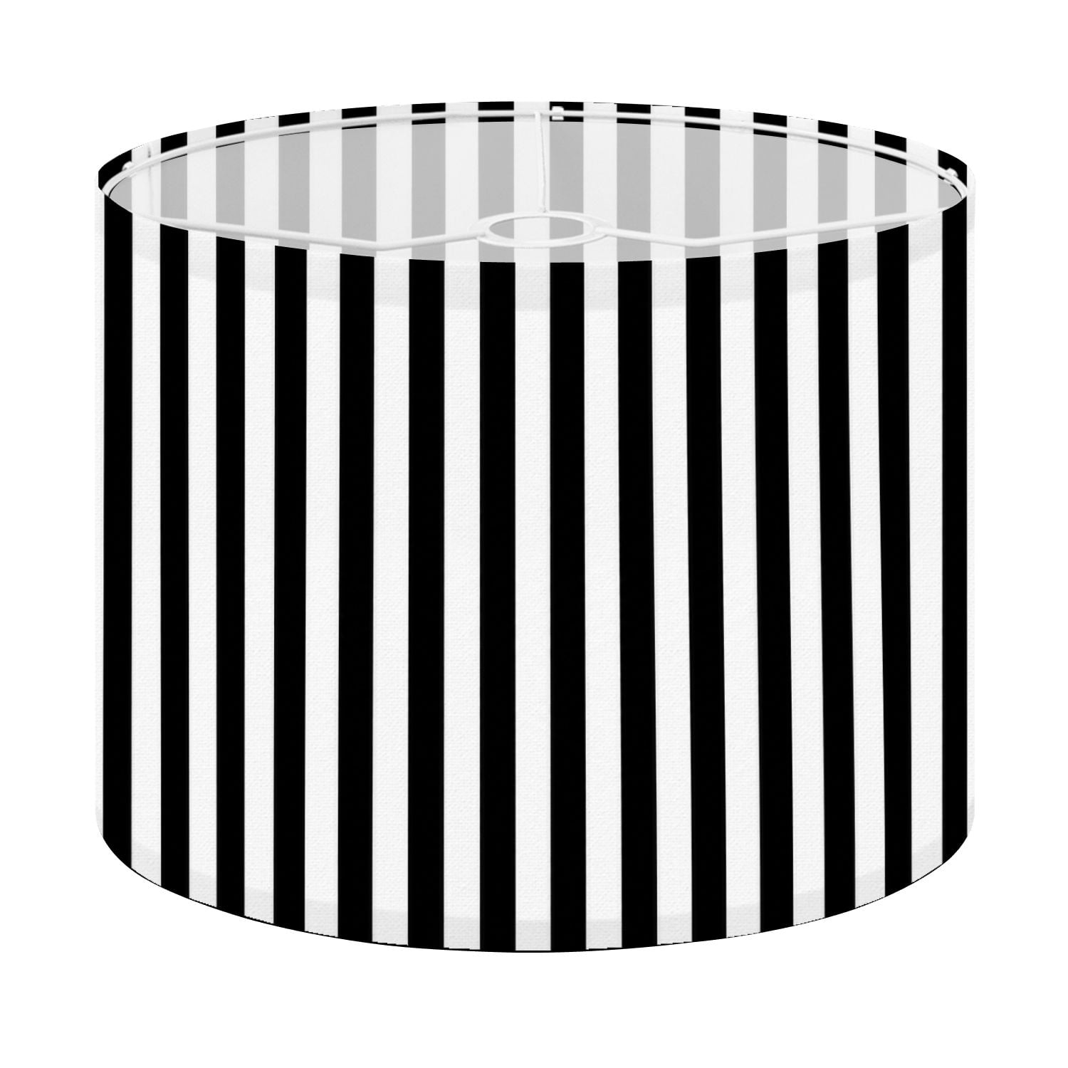 Drum Lamp Shade Seamless black stripes white abstract hand drawing ...