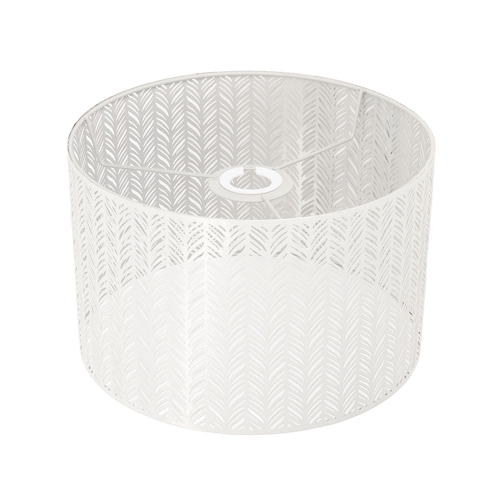 Drum Lampshade Cover, Hollowed Fir Leaf Pattern, Adds Ambient Lighting ...