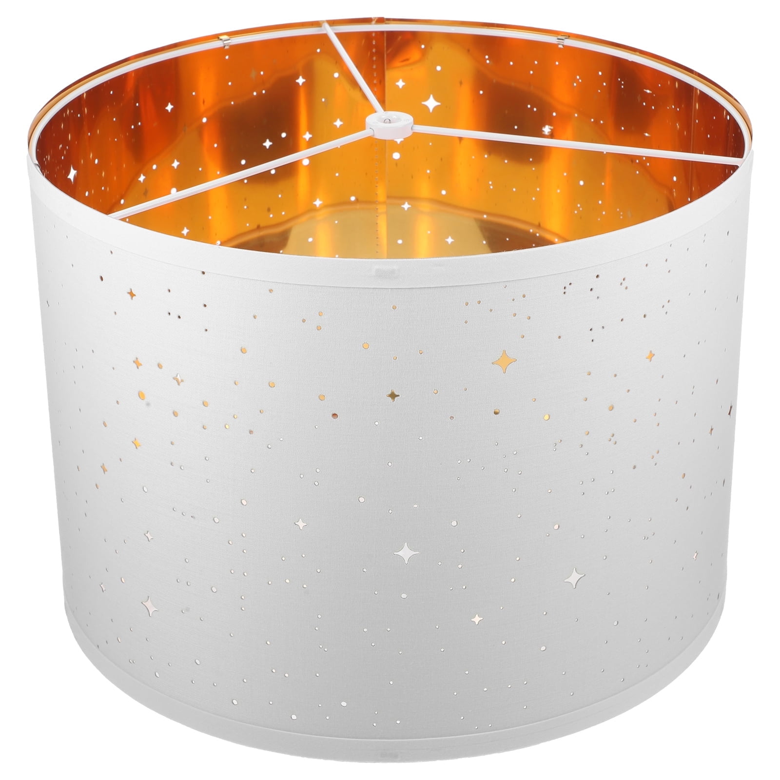 Drum Lampshades, Star Pattern, Spider Fitter, 12.97x12.97x9.43 ...
