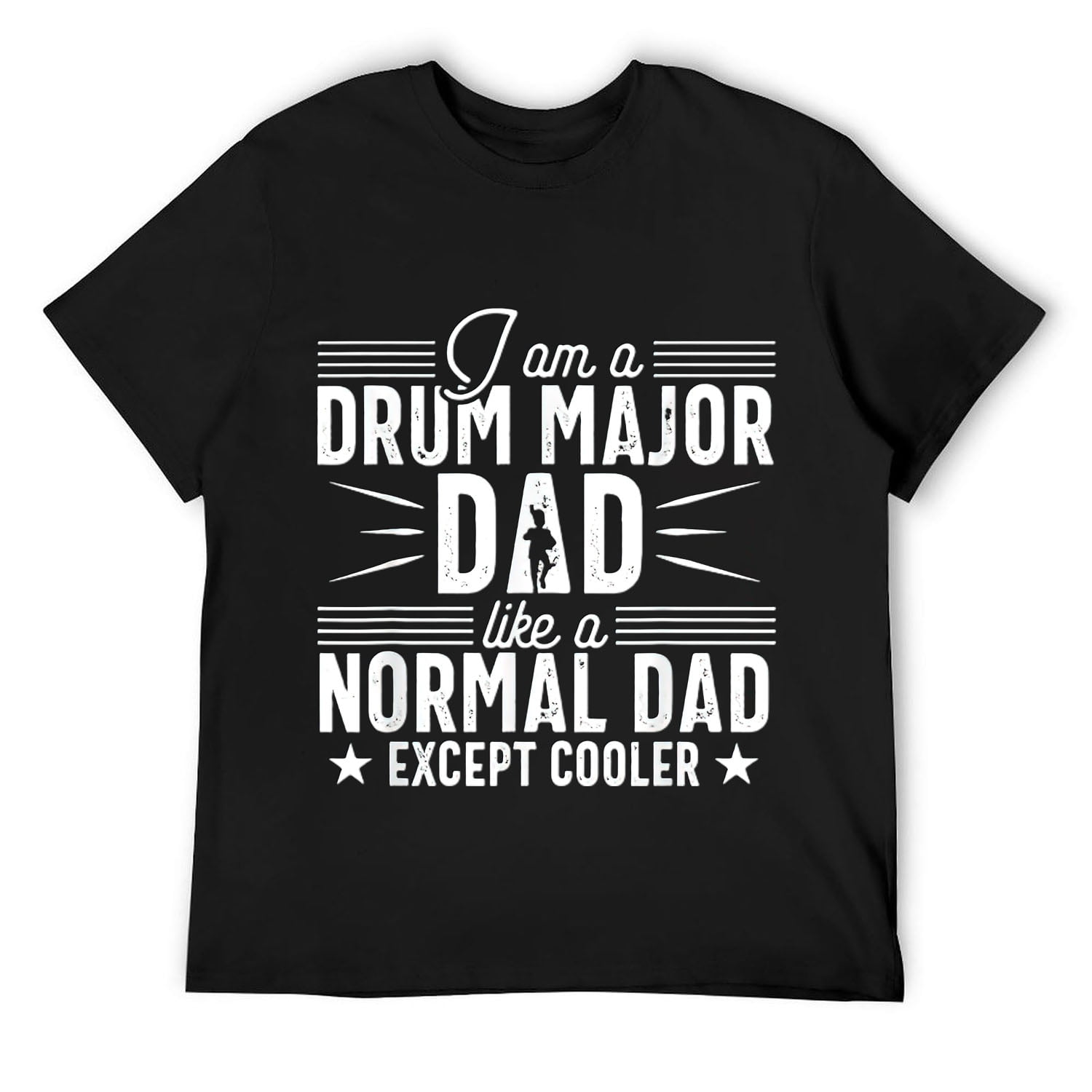 Drum Major Dad Funny Normal Marching Band Parents T-Shirt - Walmart.com