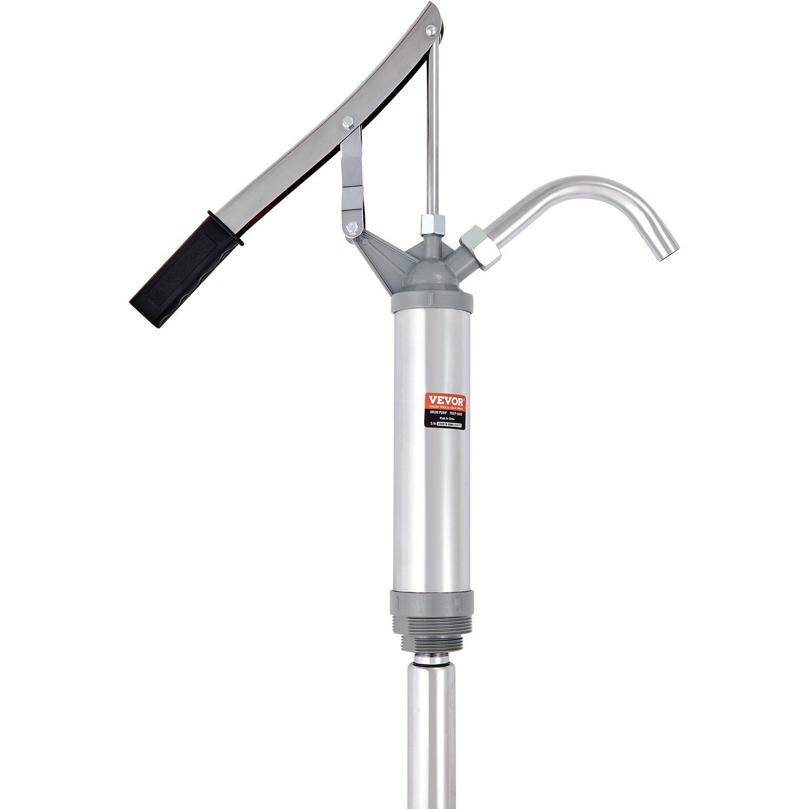 Drum Pump, 10 oz. Per Stroke, Lever-Action Barrel Pump, Fits 5 to 55 ...
