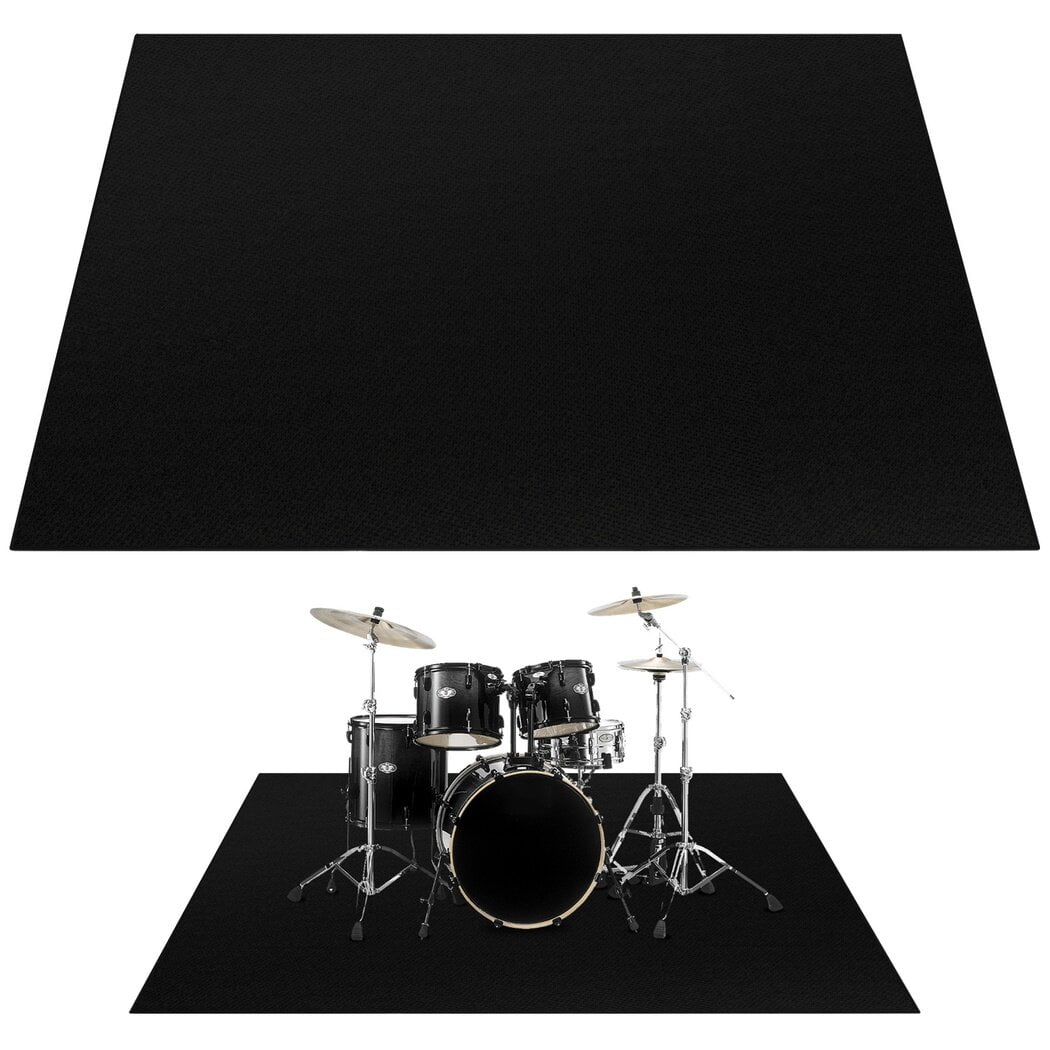 4x5ft Drum Rug, Woven Fabric & Sound Absorbent, Ideal for Studio, Drums ...