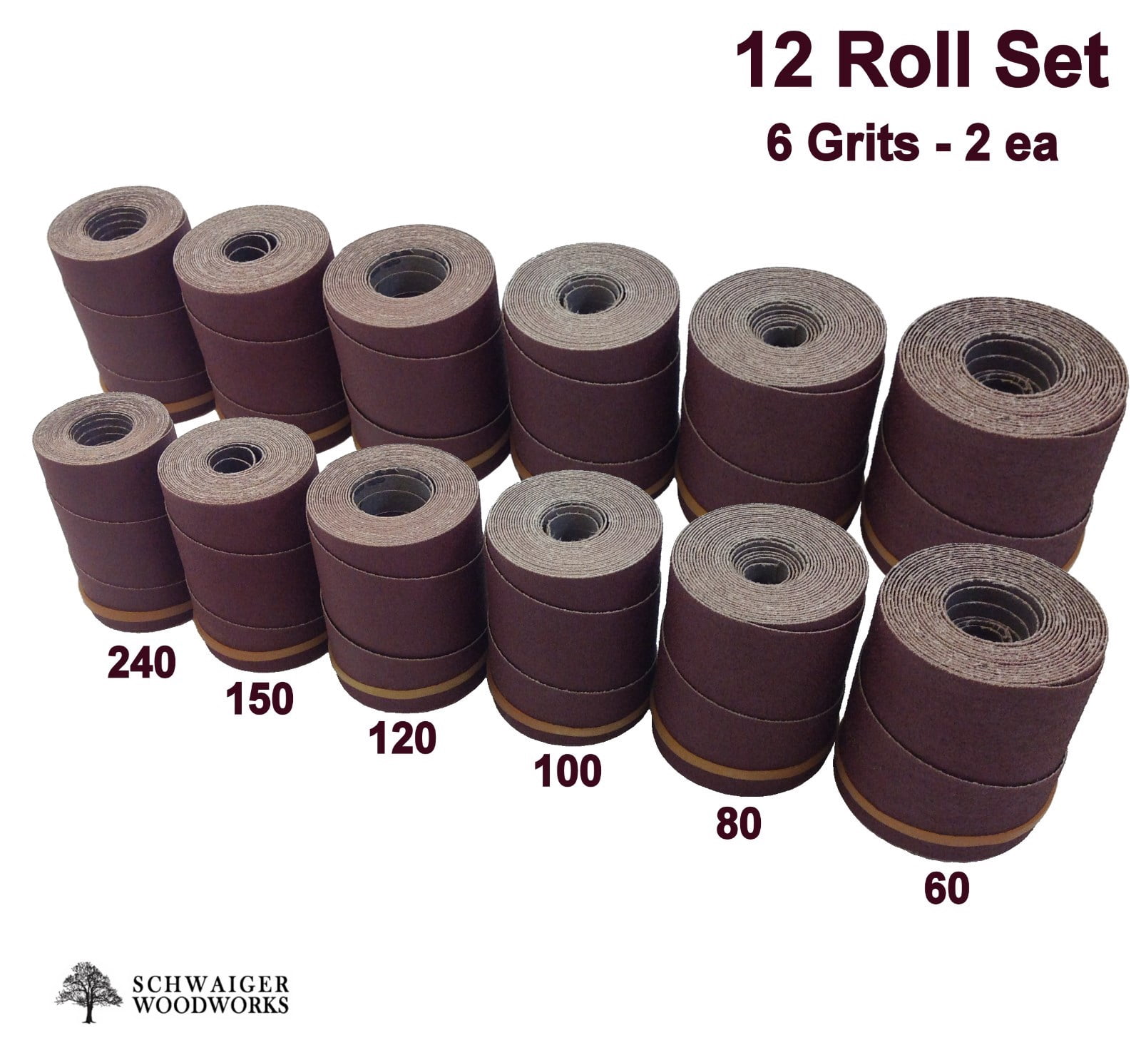 Drum Sander Sanding Wraps/Rolls, JET/Performax 22-44, 22-44 Plus /Pro ...