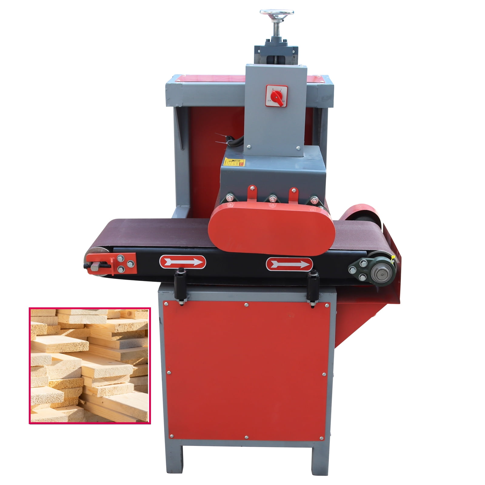 Drum Sander Surface Polishing Machine Wood Sanding Machine 220V ...