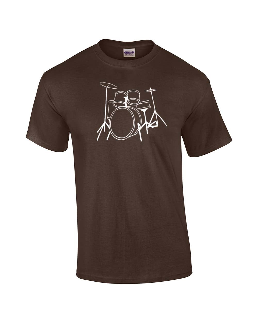 Drum Set T-shirt Drummer Band Musician Drumming Percussion Retro Design ...