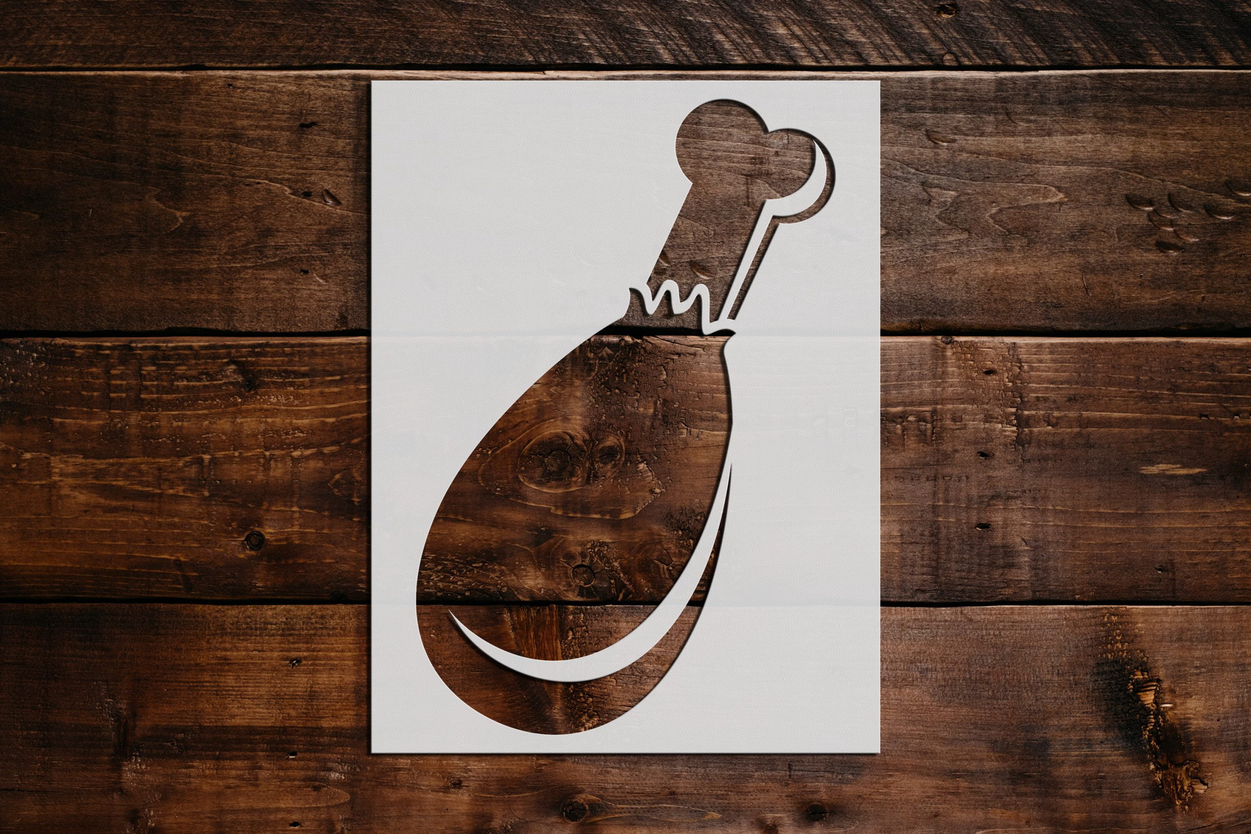 Drum Stick Stencil - Art and Wall Stencil (18"x12") - Walmart.com