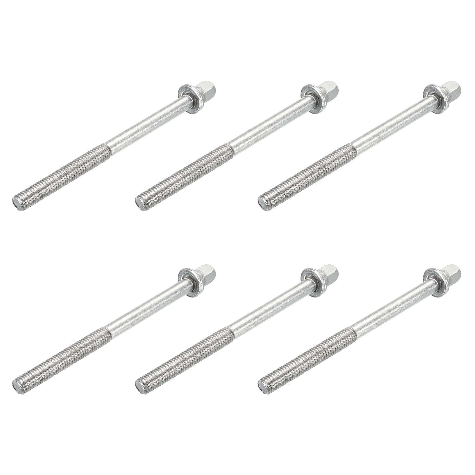 Drum Tension Rods M6 x 80mm for Bass Drum Hardware Parts Accessory Pack ...