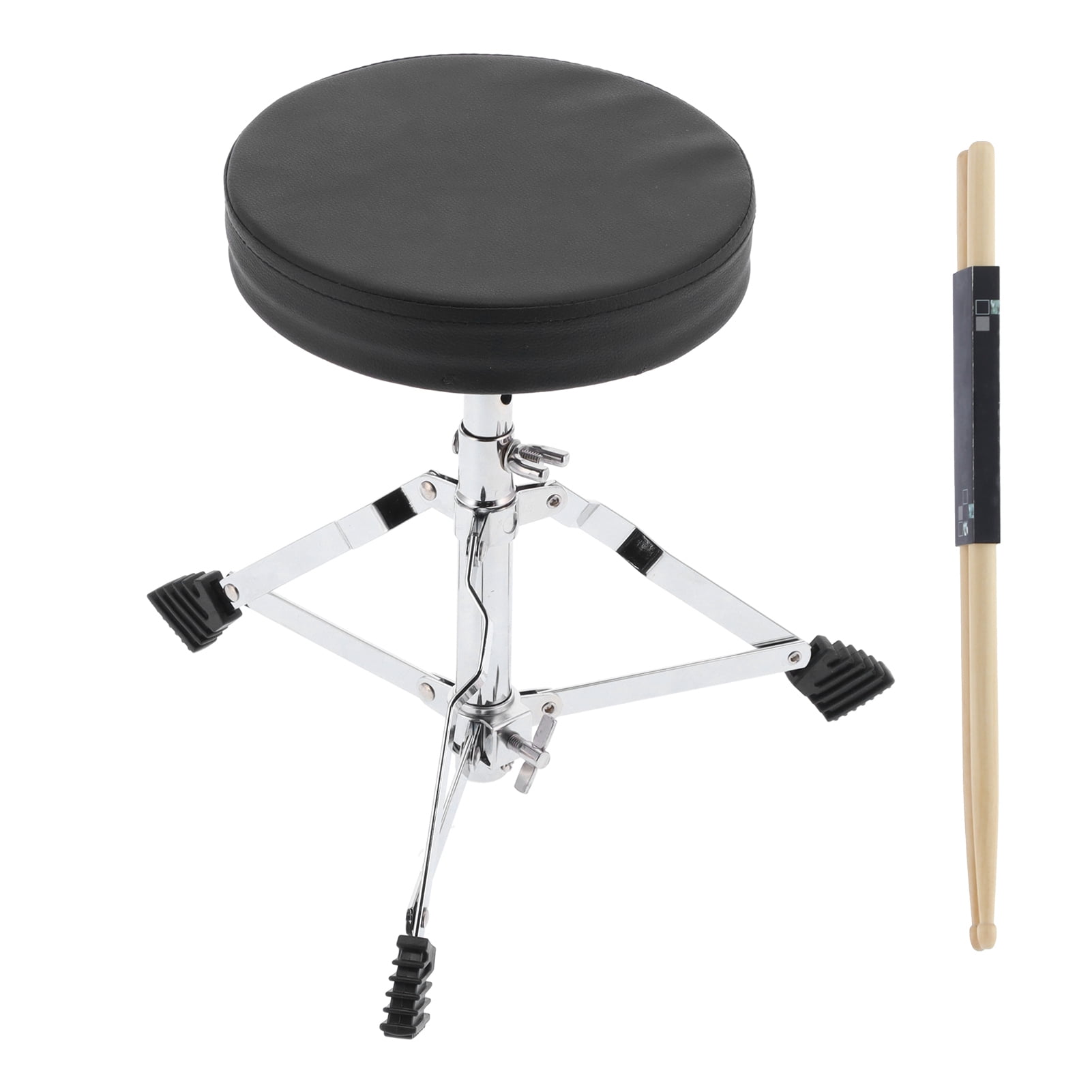 Drum Throne Padded Seat Drumming Stools Adjustable Height with 5A Maple ...