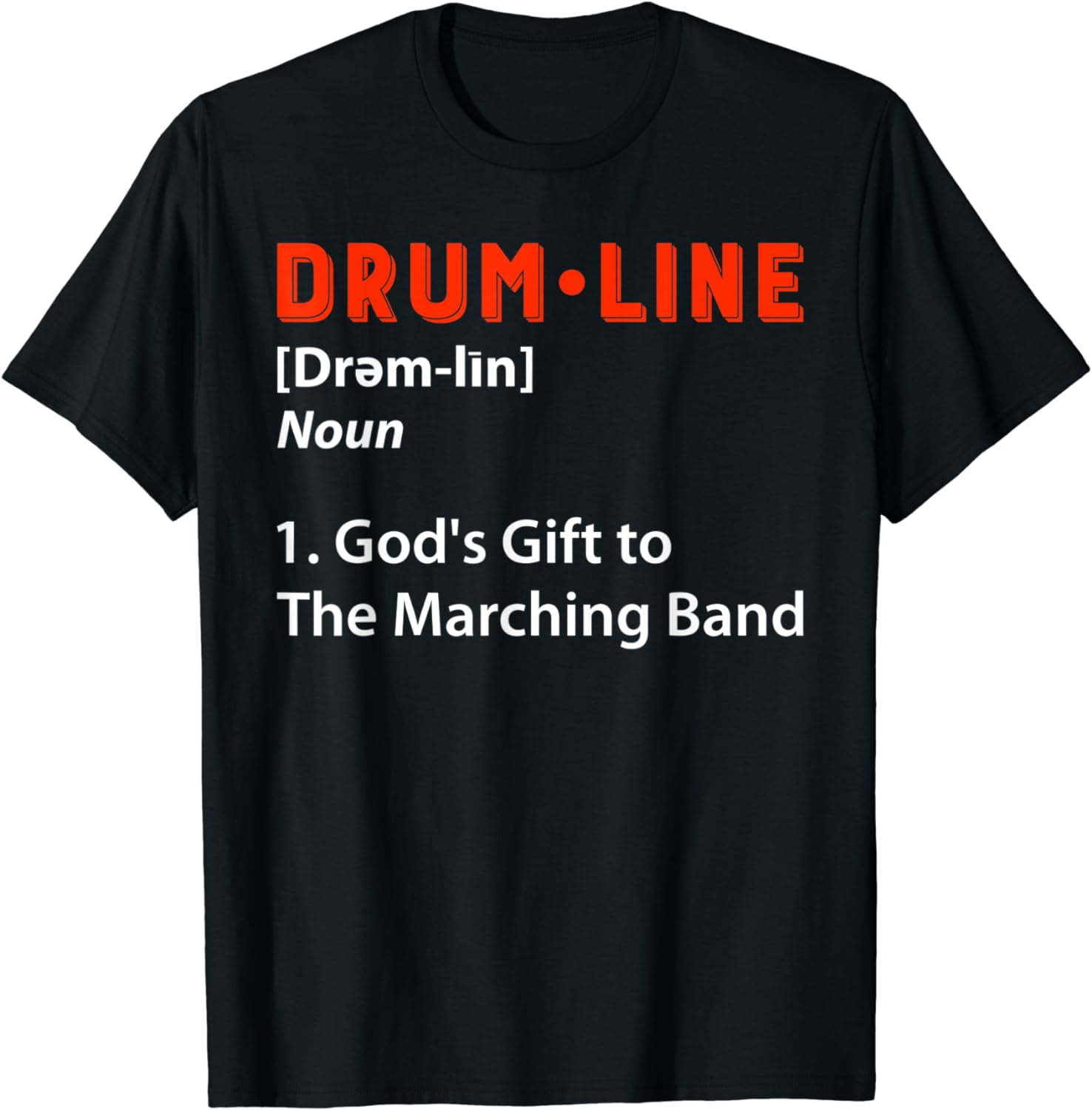 Drumline Definition For Percussion Players T-Shirt - Walmart.com
