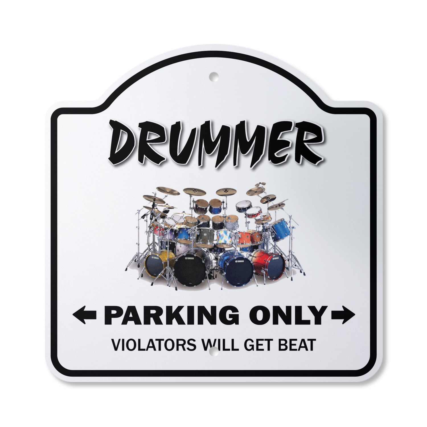 Drummer 10” x 10” Sign | Indoor/Outdoor Plastic | SignMission Designer ...