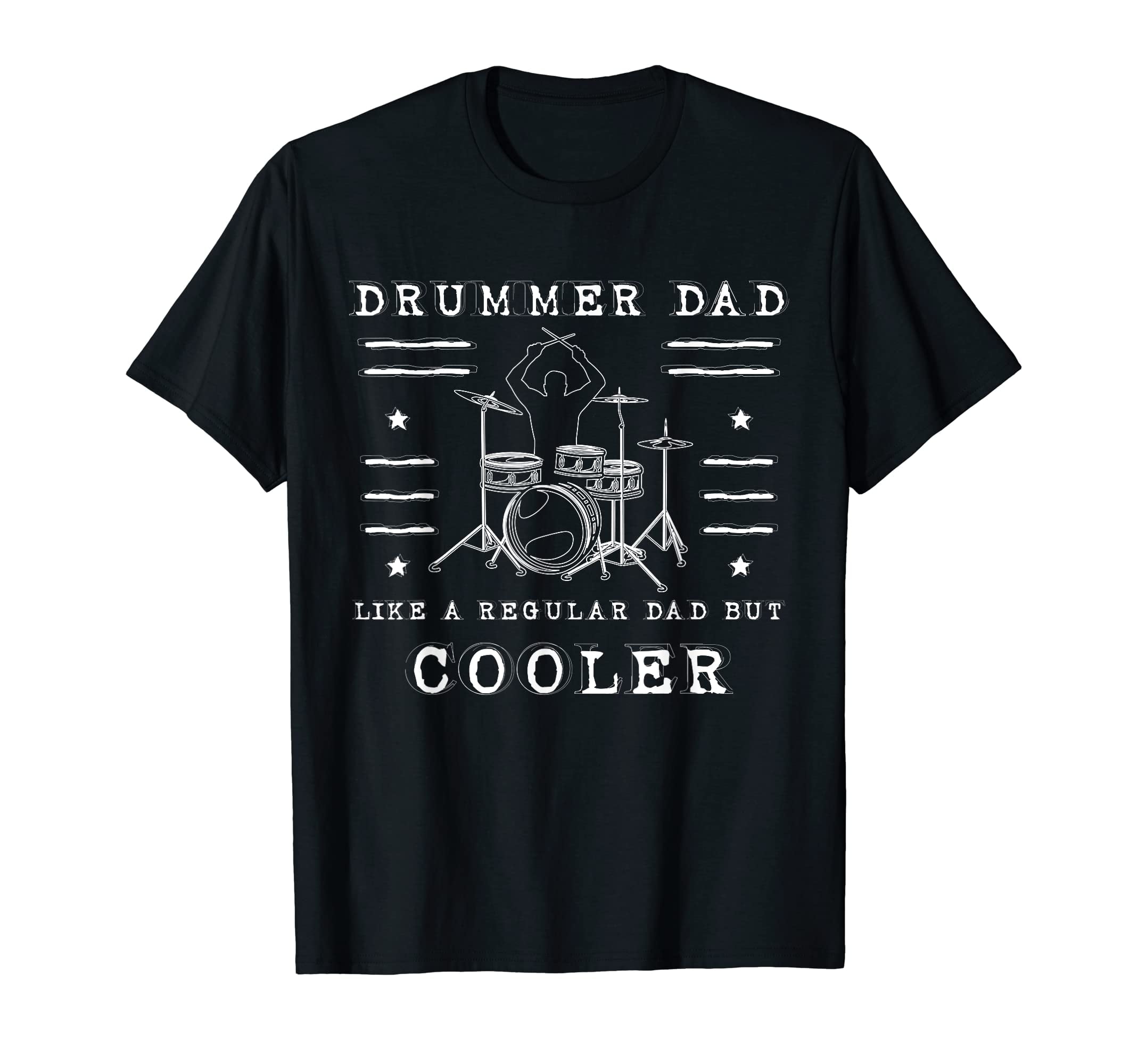 Drummer Dad Drumming Musician Musical Instrument Fathers Day - Walmart.com