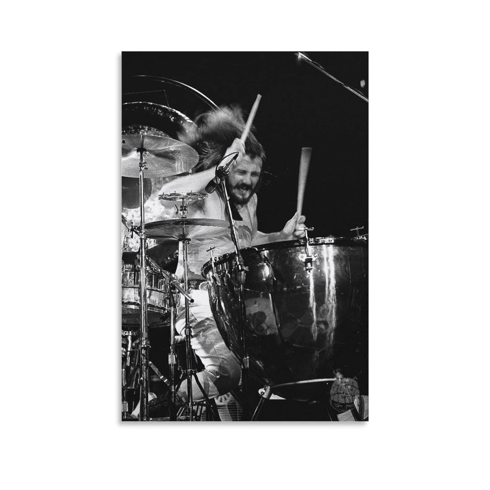 Drummer John_Bonham Rock Live Poster Poster Canvas Picture Printing ...