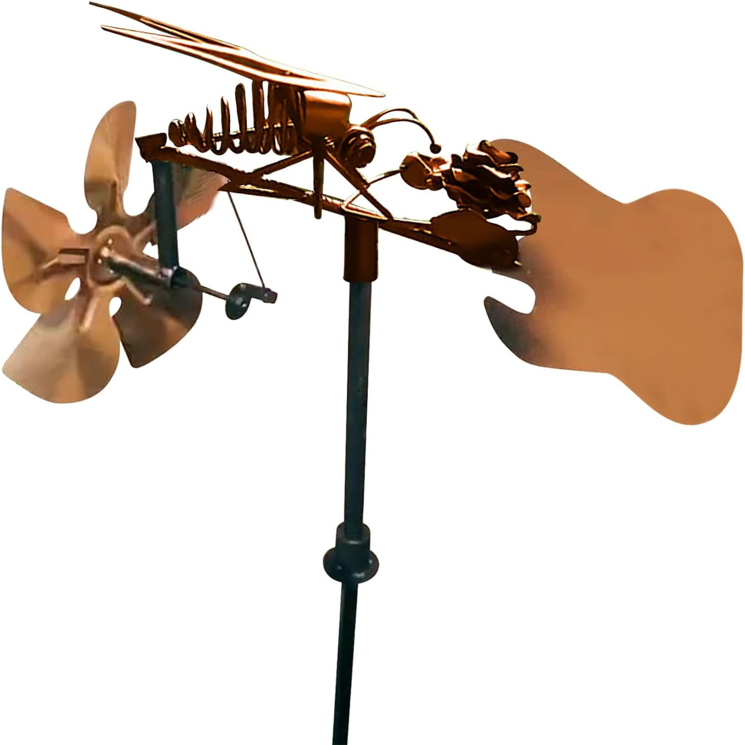Drummer Wind Sculptures & Spinners, Handmade Metal Rock Band Windmill ...