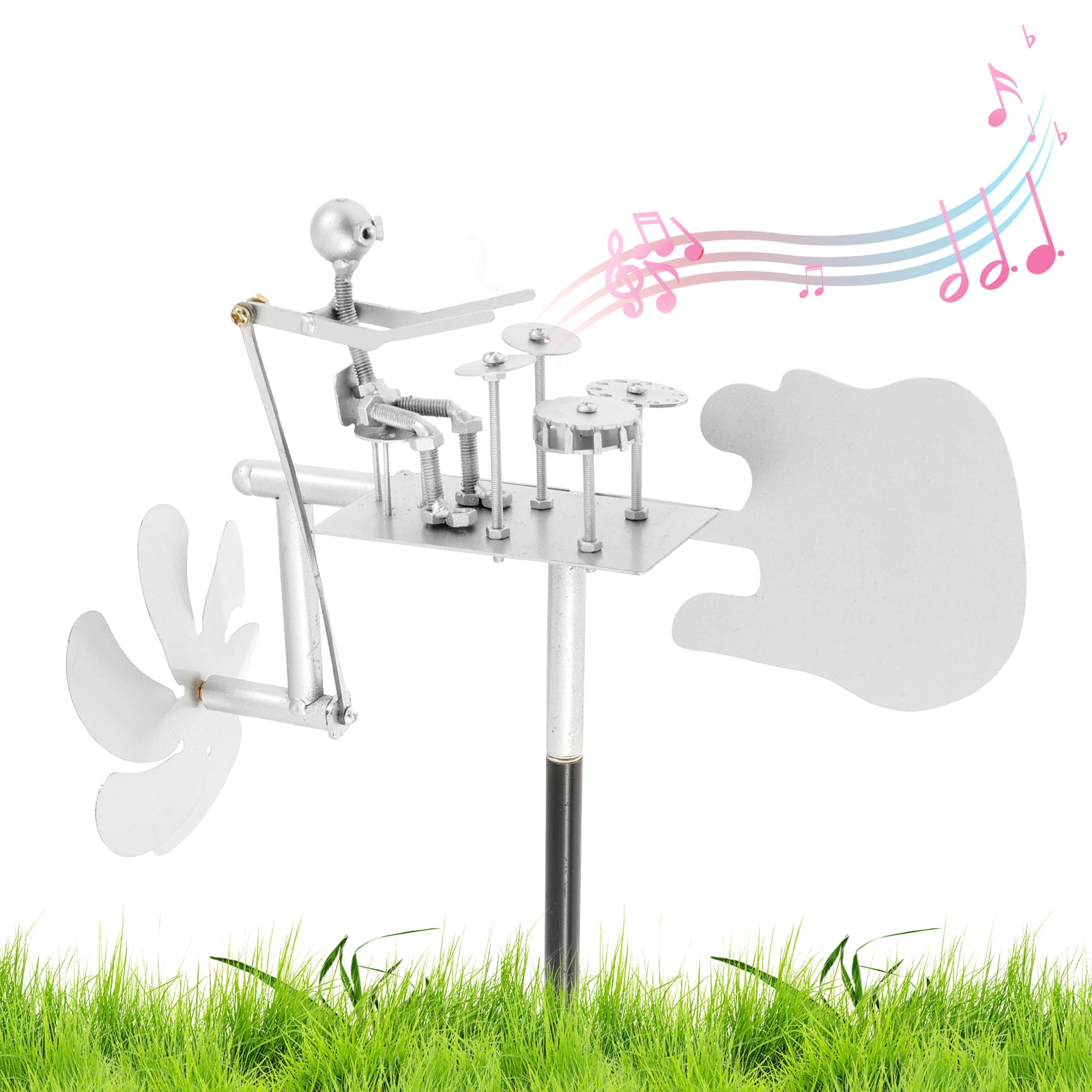 Drummer Windmill Handmade Metal Rock Band Windmill Multifunctional ...