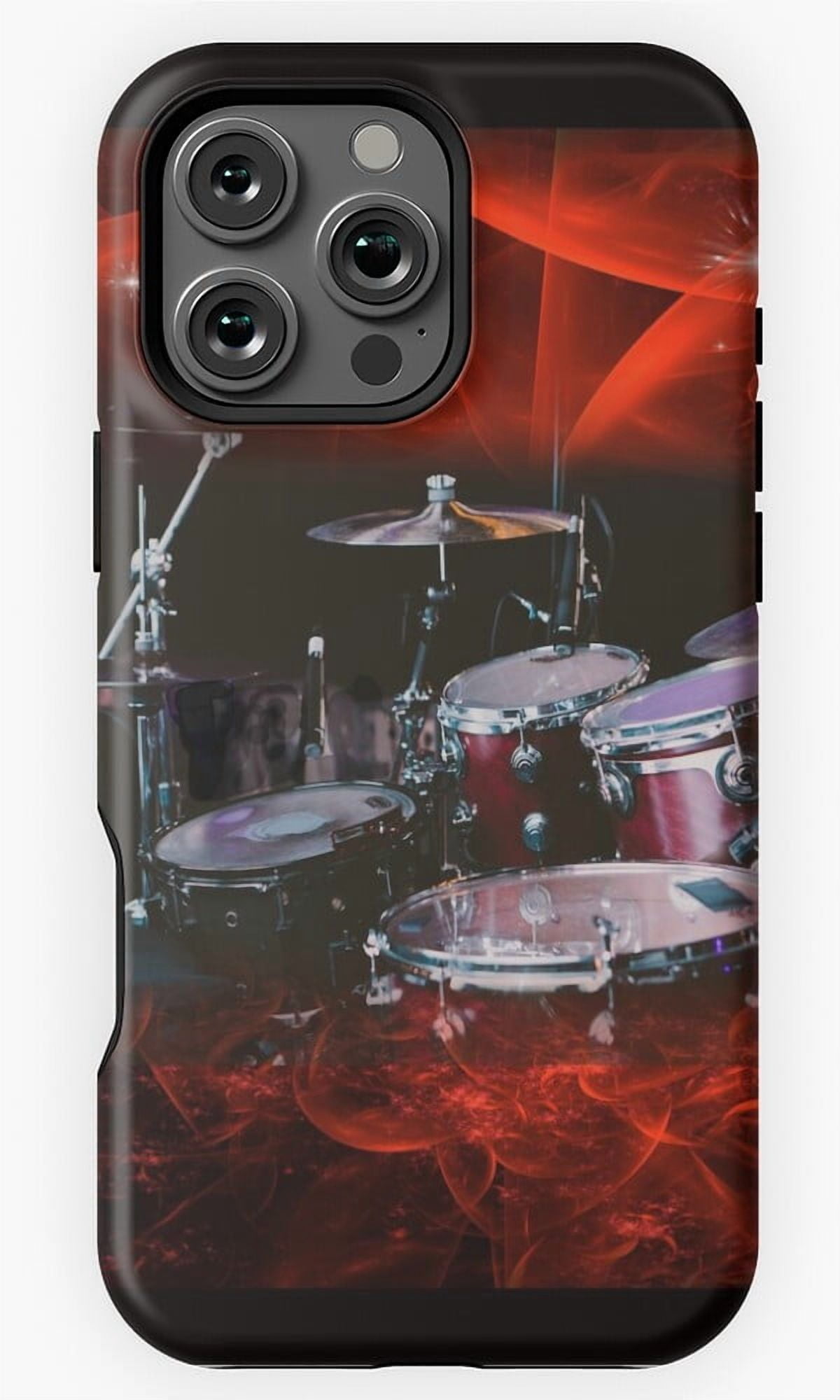 Drummers Dreams Drum Kit Music Percussion Art iPhone 11–16 Pro Max ...