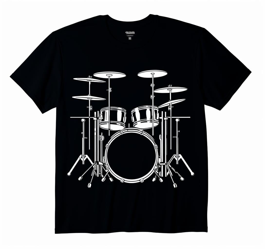 Drumming Vibes: Men's Drummer T-Shirt | Unleash Your Rhythm - Walmart.com