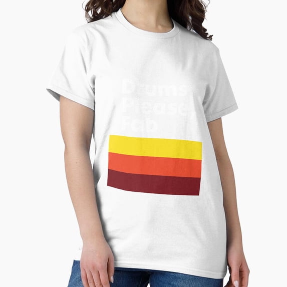 Drums Please Fab New Abnormal Indie Lyrics T-Shirt - Walmart.com