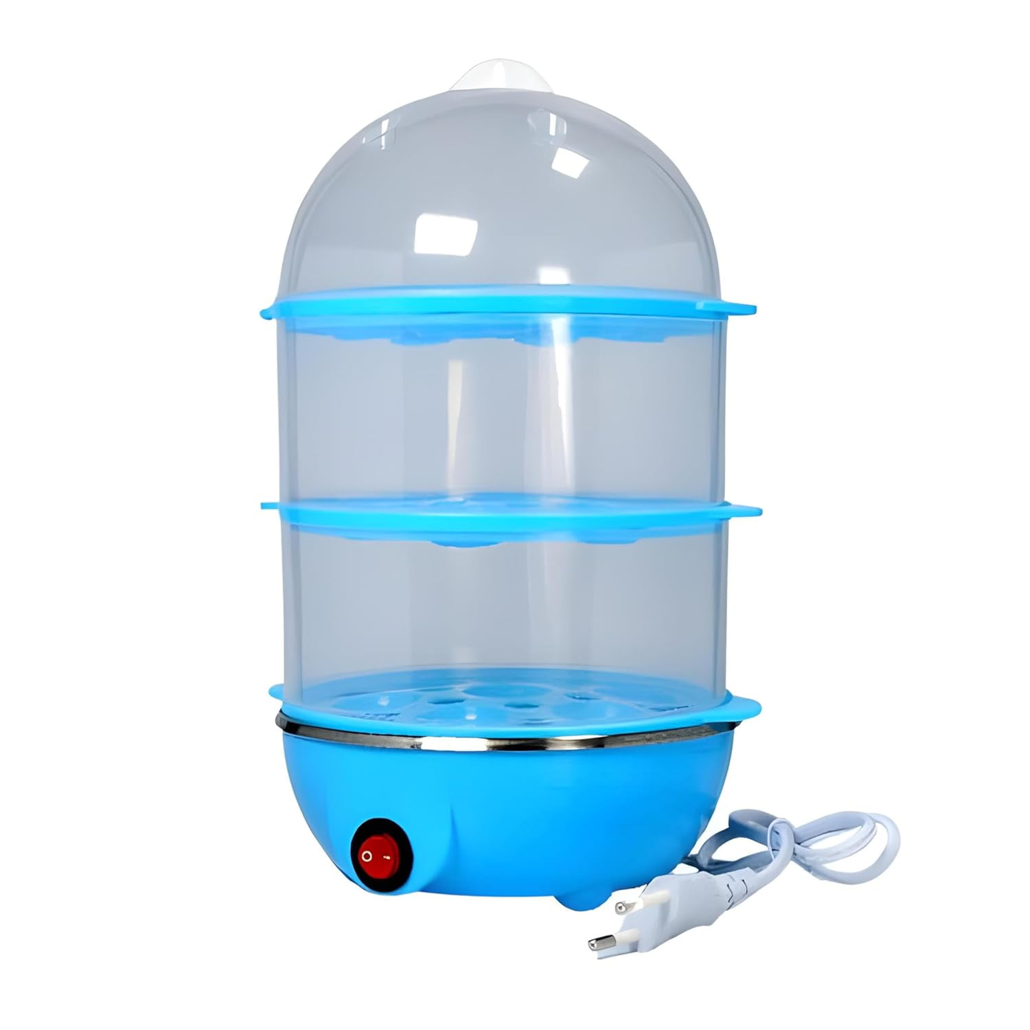 Drumstone Special 3Tier Electric Egg Boiler Steamer Cook Up to 12 Eggs ...