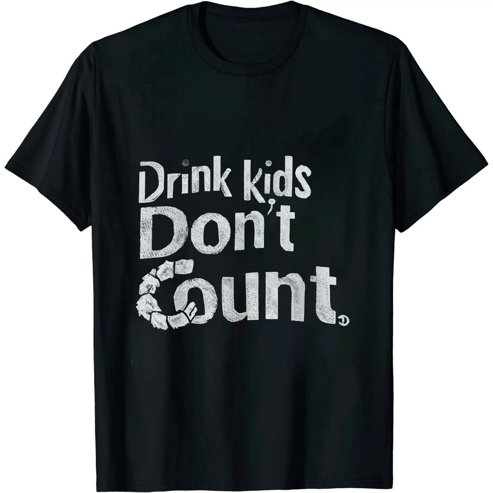 Drunk Cigs Don't Count Funny Cool Humorous Smoking Statement T-Shirt ...