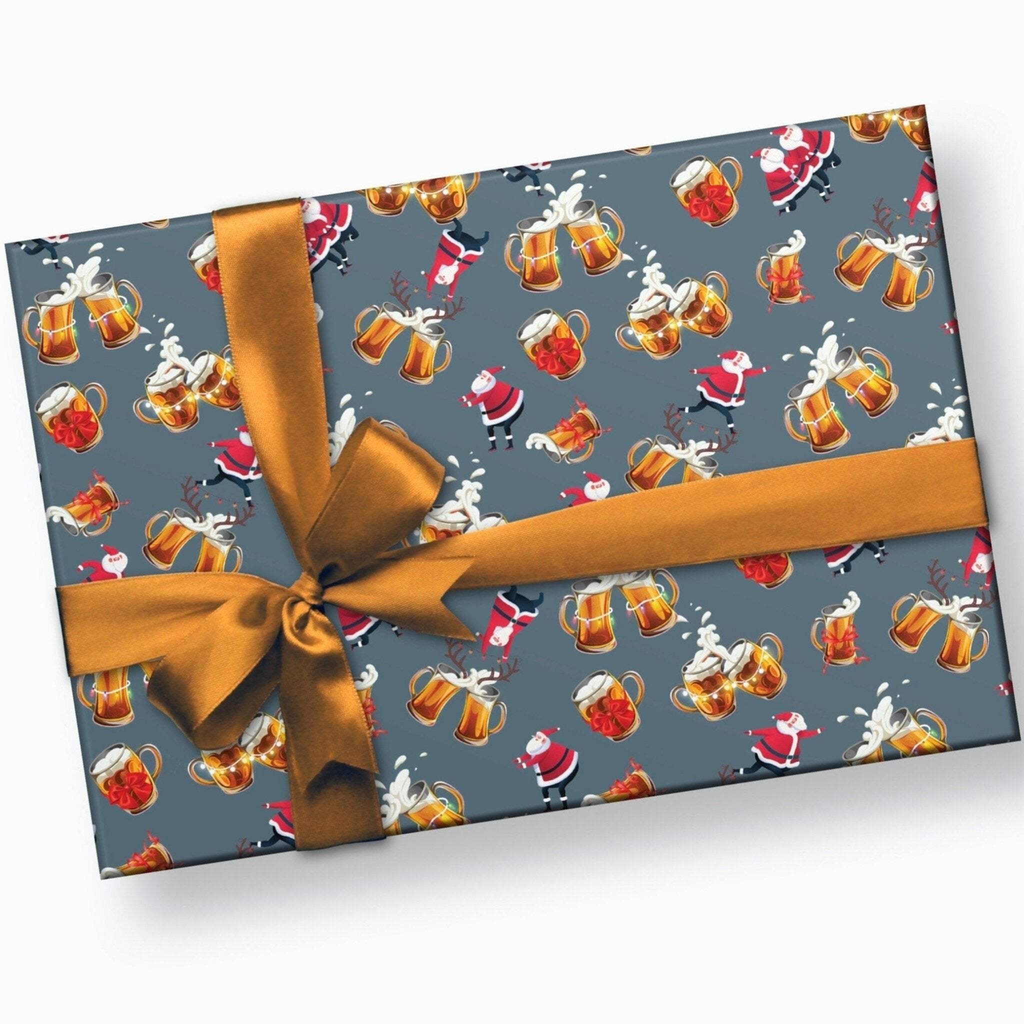 Drunk Santa Wrapping Paper - Walmart.com