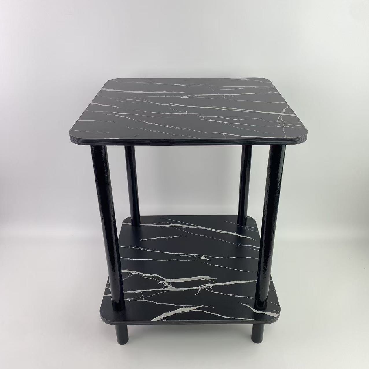 Drurex Tea tables, Tea Table 20 Inch Square, 2-Tier Coffee Tea End ...