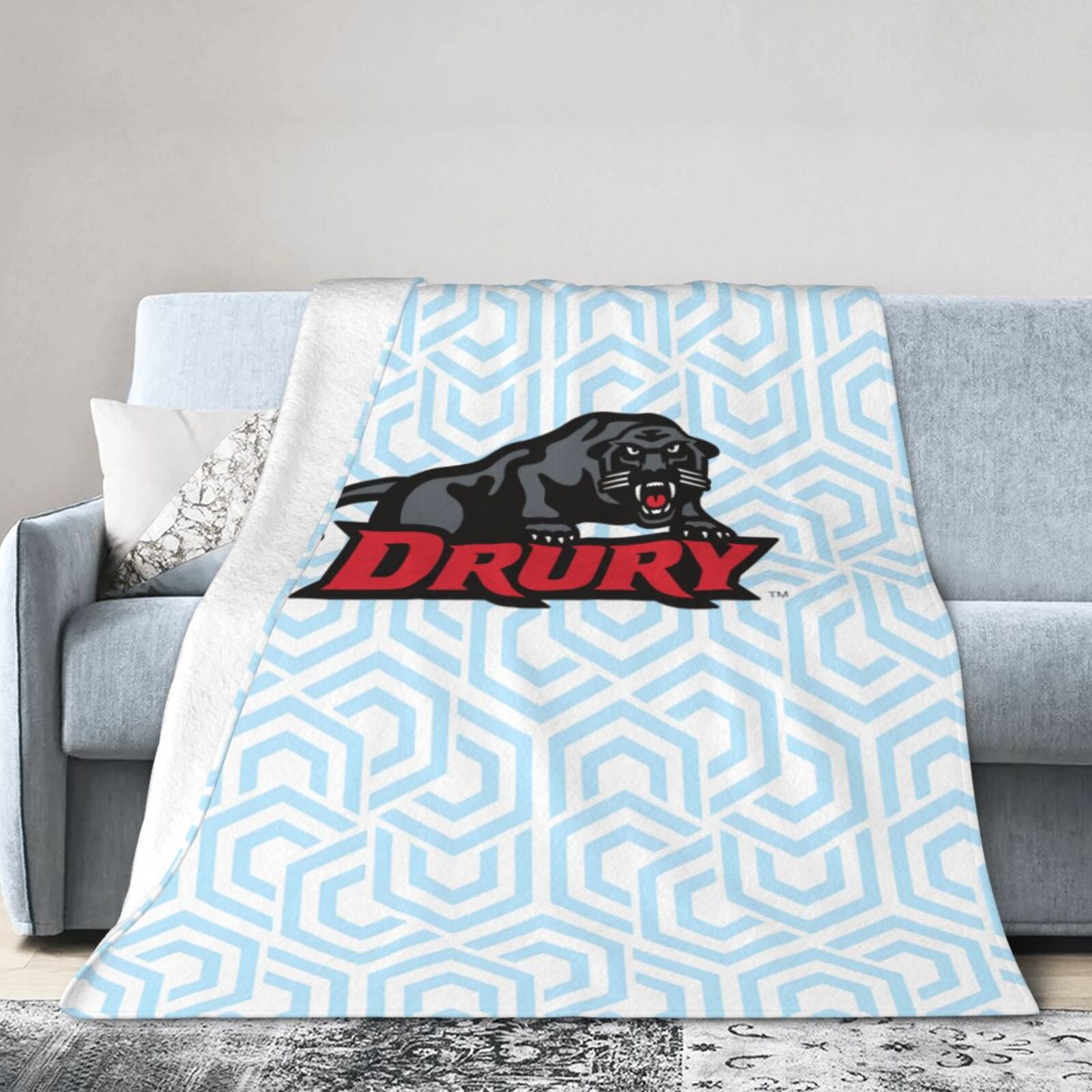 Drury University Logo Blanket Large Luxury Fleece Soft Anti-Static Anti ...