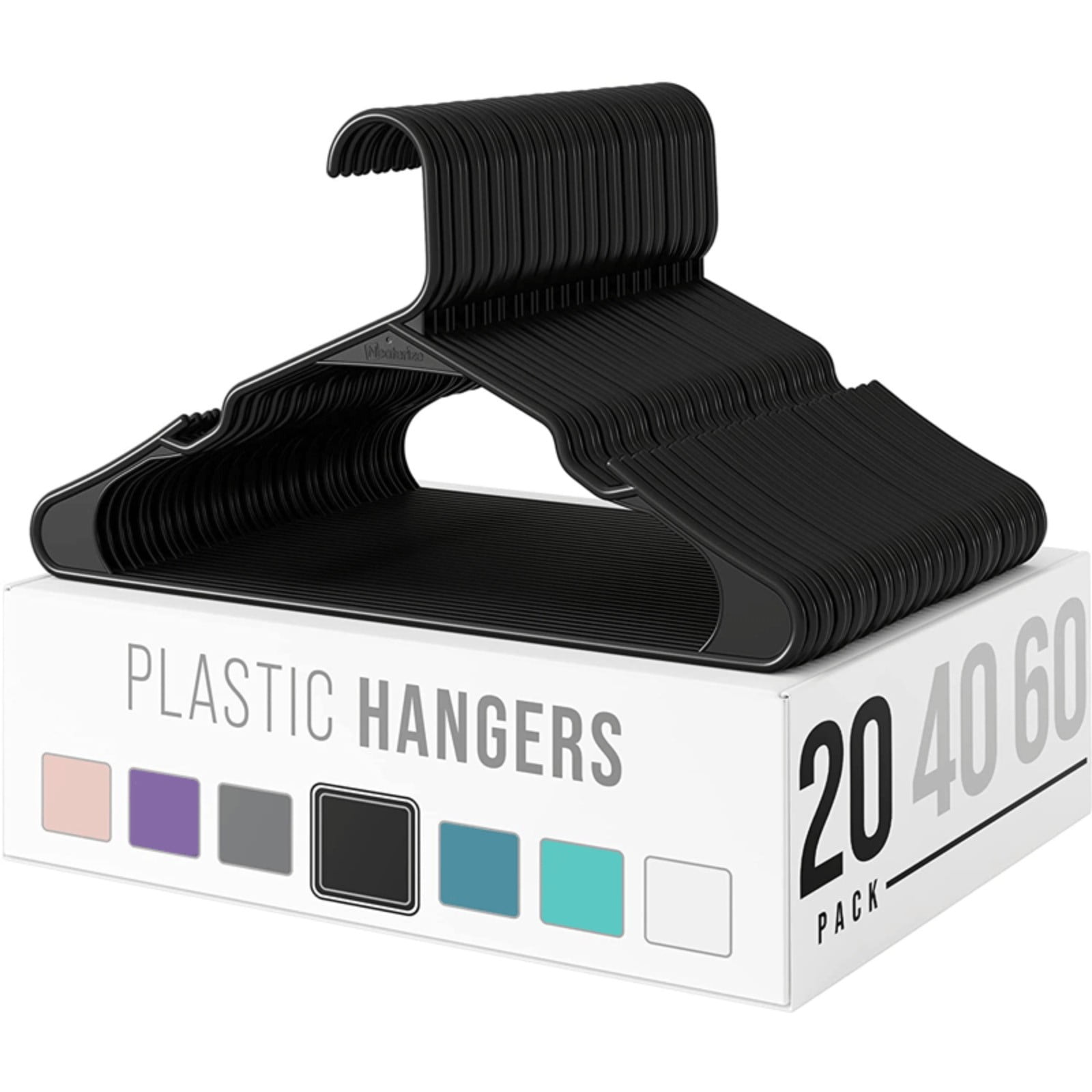 Dry And Wet Plastic Hangers With Notches Anti Slip Plastic Hangers ...