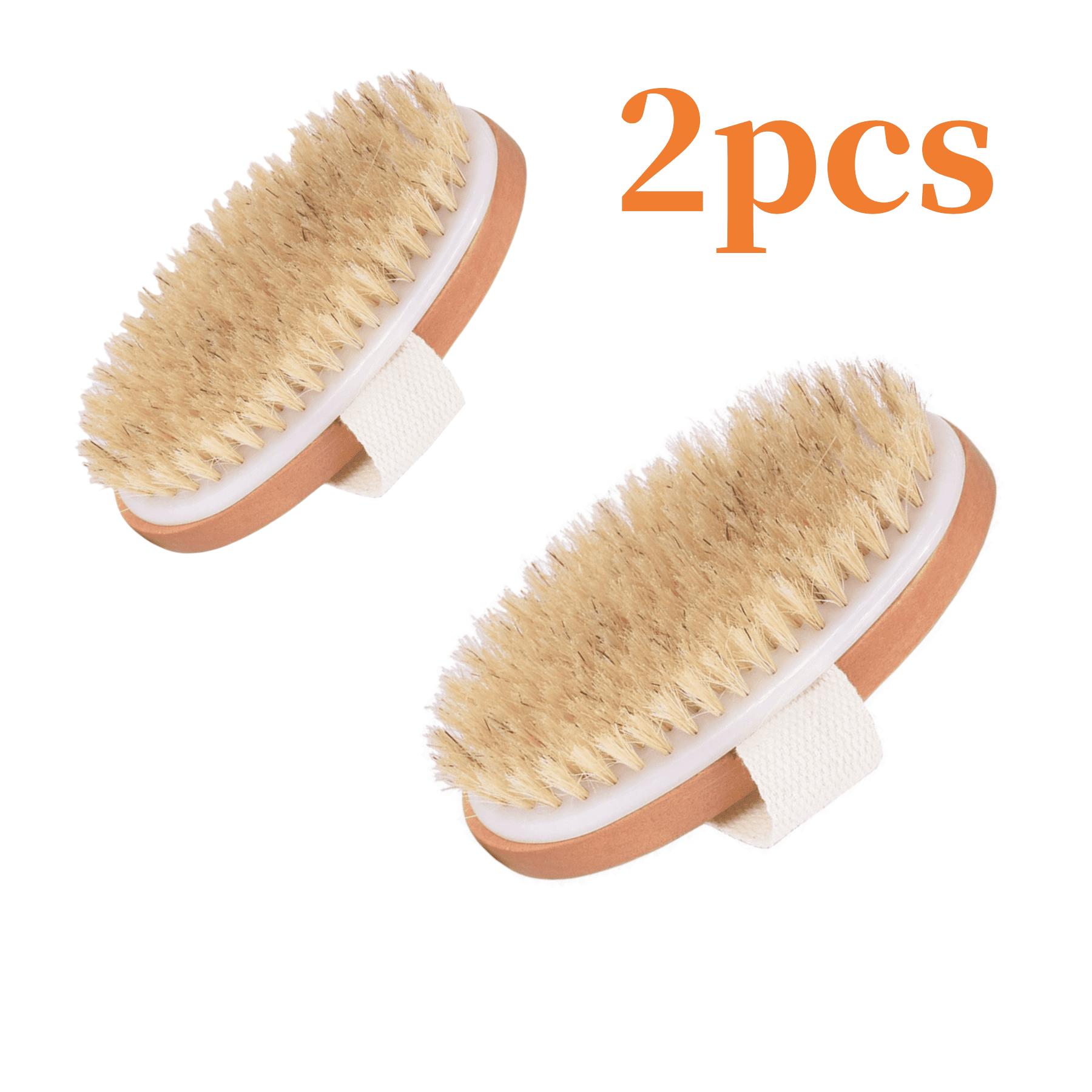 Dry Body Brushes, Exfoliating Body Scrubbers, Natural Bristles for Dry ...