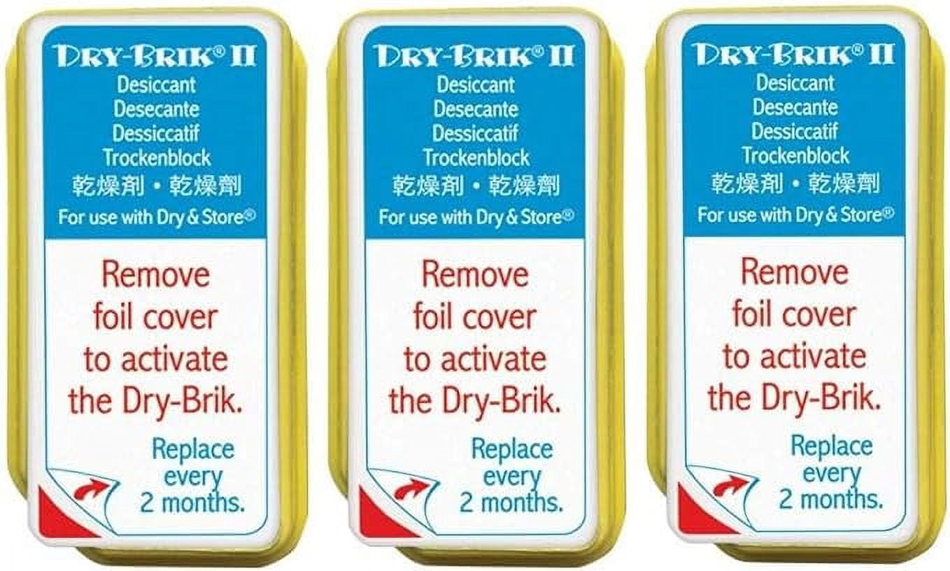 Dry-Brik II Desiccant Blocks - (3 Blocks)| Replacement Moisture ...
