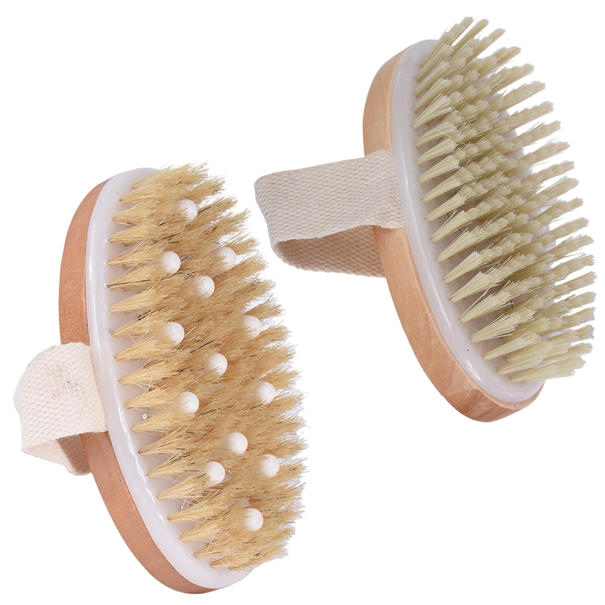 Dry Brush Body Brush, Natural Bristle Dry Brush, Exfoliating Body Brush ...