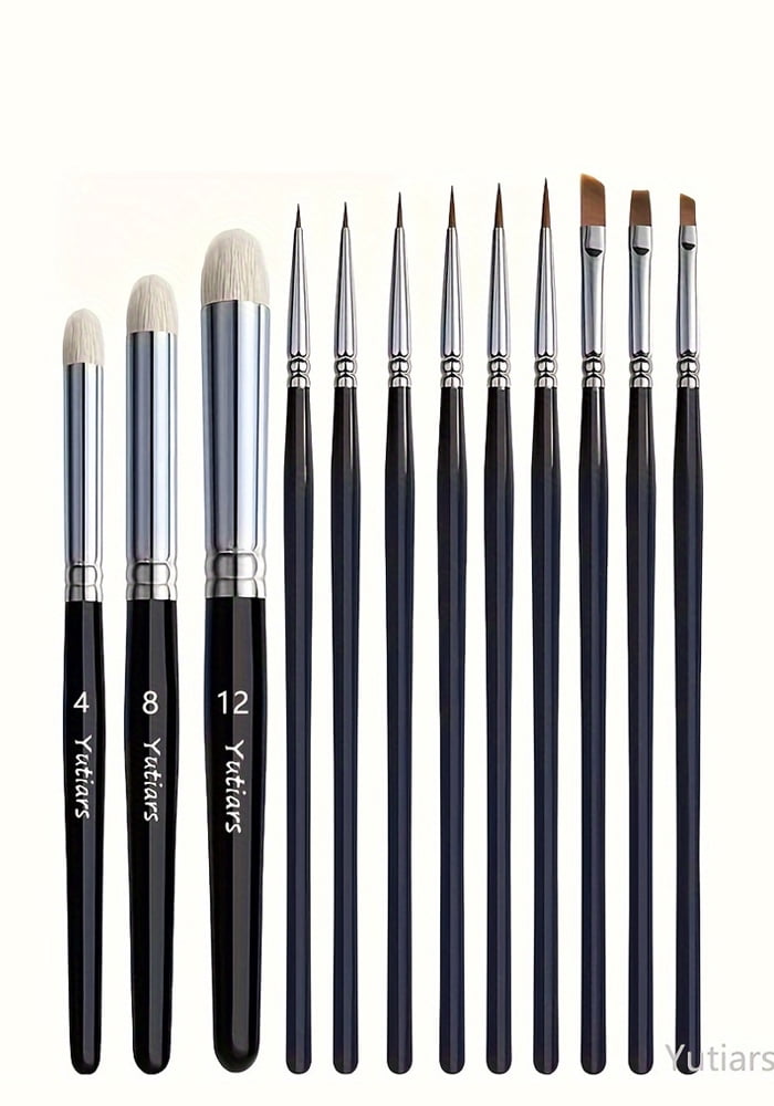 Dry Brush Miniature Painting, Dry Brush Set, Miniature Paint Brushes ...