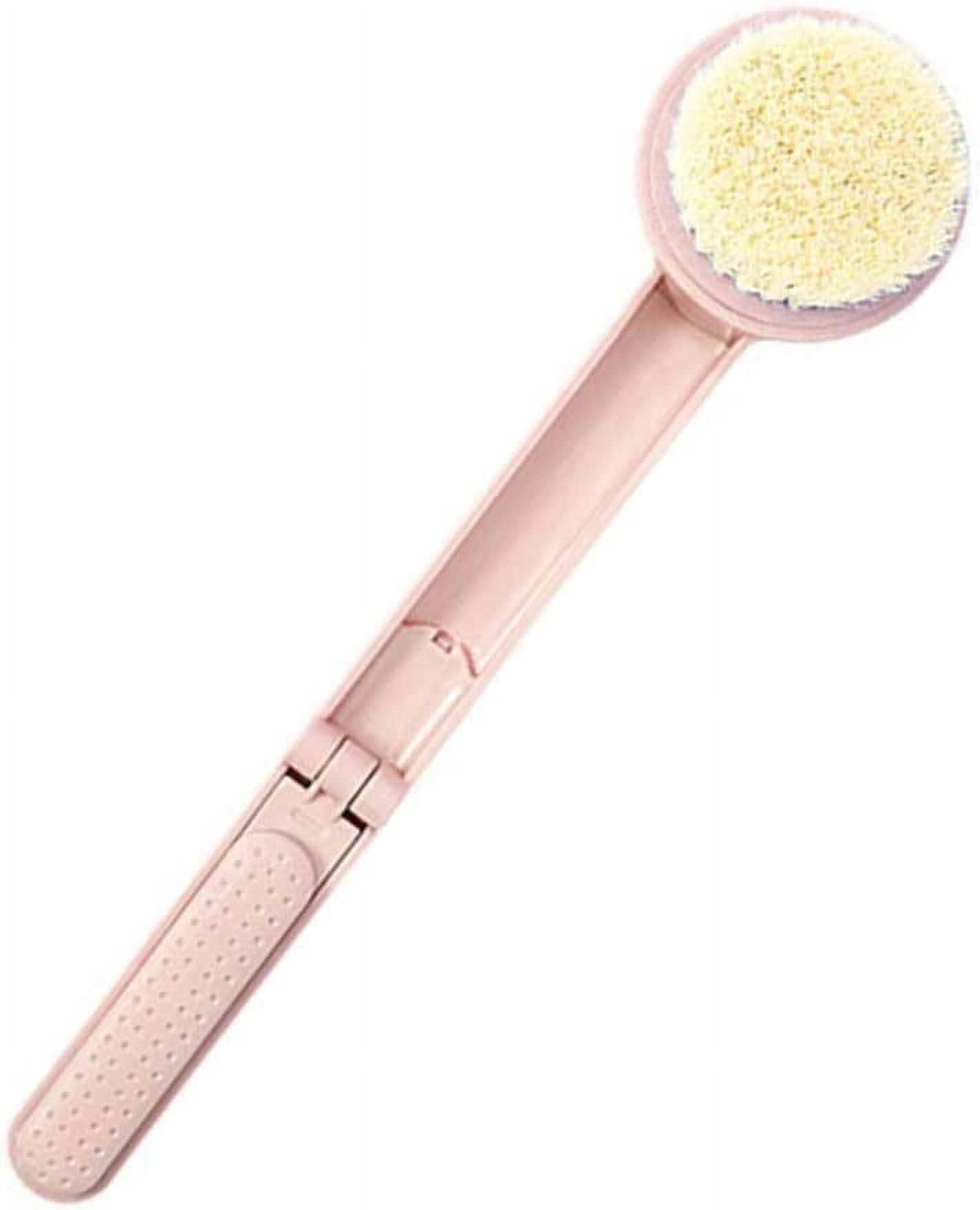 Dry Brushing Body Brush Long Handle, Soft Bristle Back Exfoliating ...