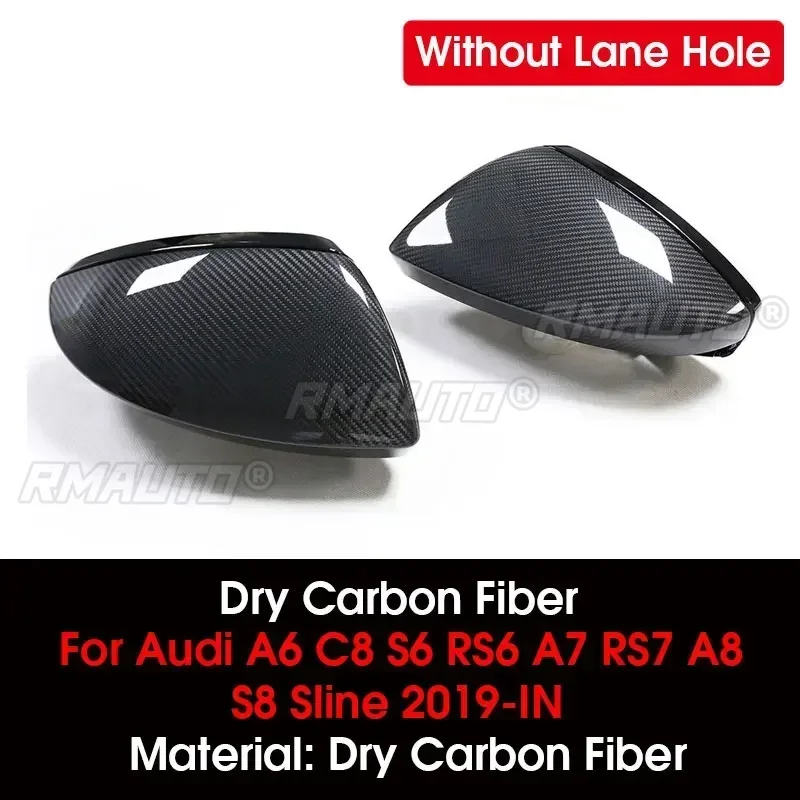 Dry Carbon Fiber Car Side Mirror Cover Replacement RearView Mirror Caps ...