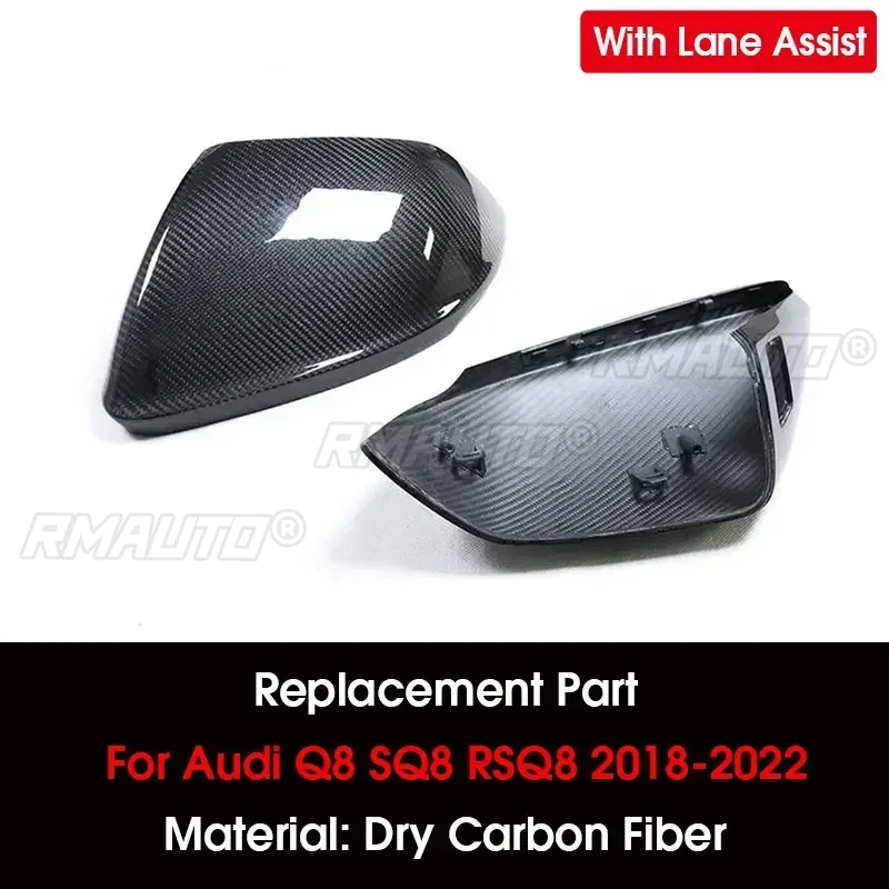 Dry Carbon Fiber Car Side Mirror Cover Replacement RearView Mirror ...