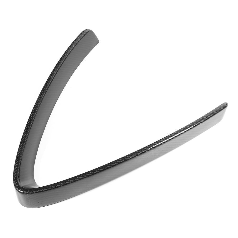 Dry Carbon Fiber Front Lower Middle Grille Frame V shape Trim Fits for ...